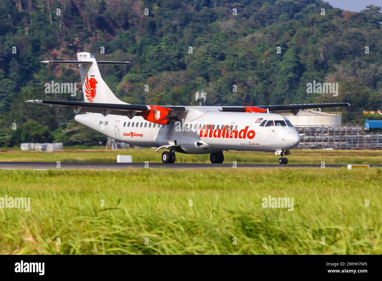 Penang, Malaysia - February 8, 2023: An ATR 72-600 Aircraft Of Malindo ...