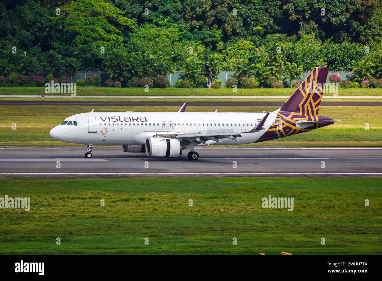 Changi, Singapore - February 3, 2023: An Airbus A320neo Aircraft Of The ...