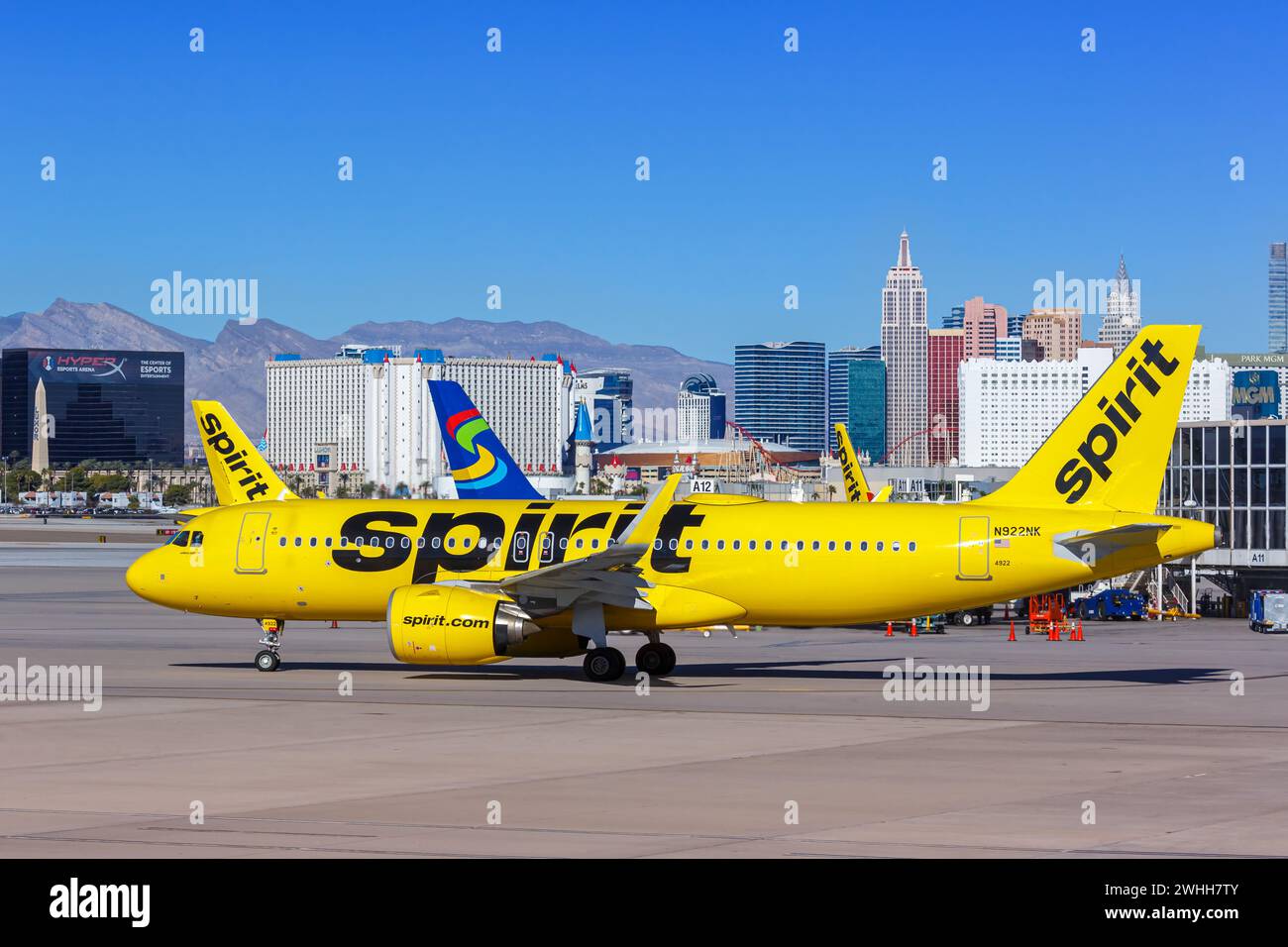 Las Vegas, USA - November 9, 2022: An Airbus A320neo Spirit Airlines ...