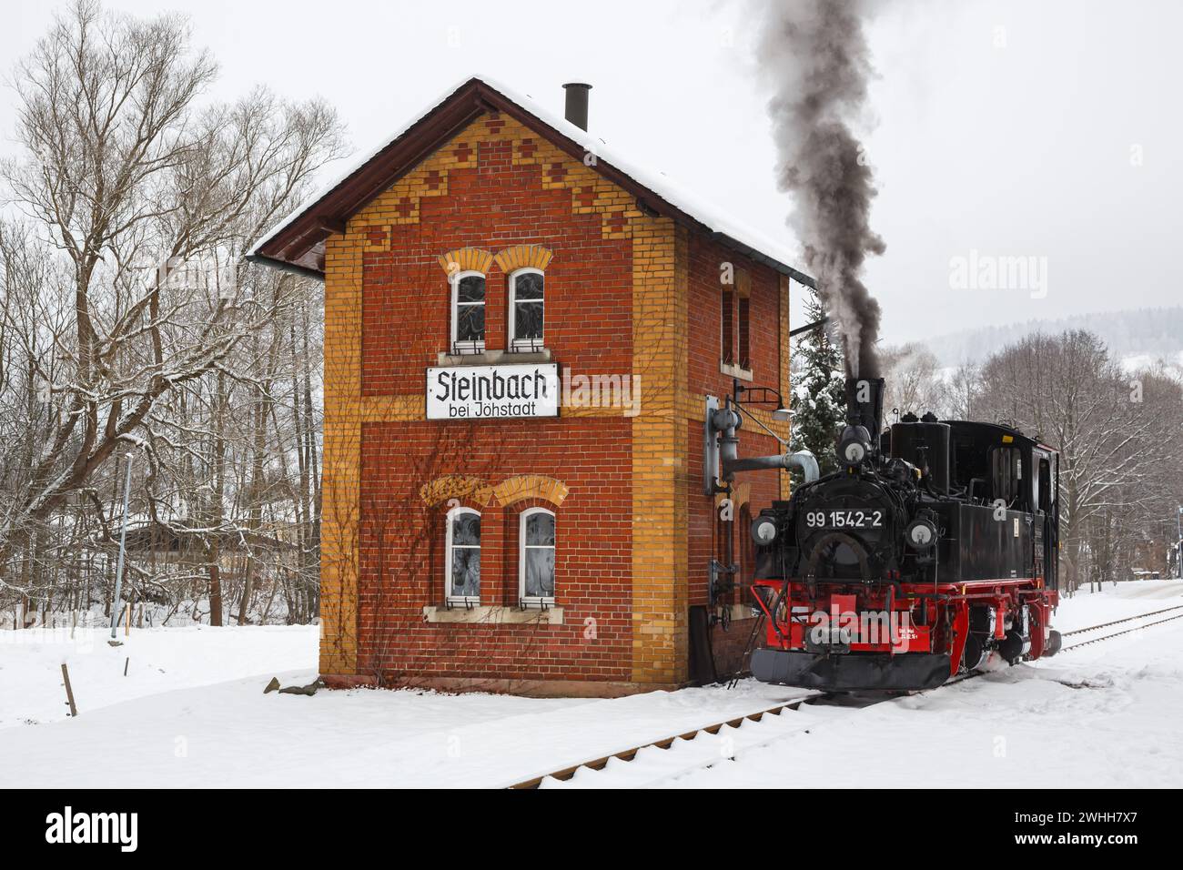 Steinbach, Germany - December 17, 2022: Steam Train Of The ...