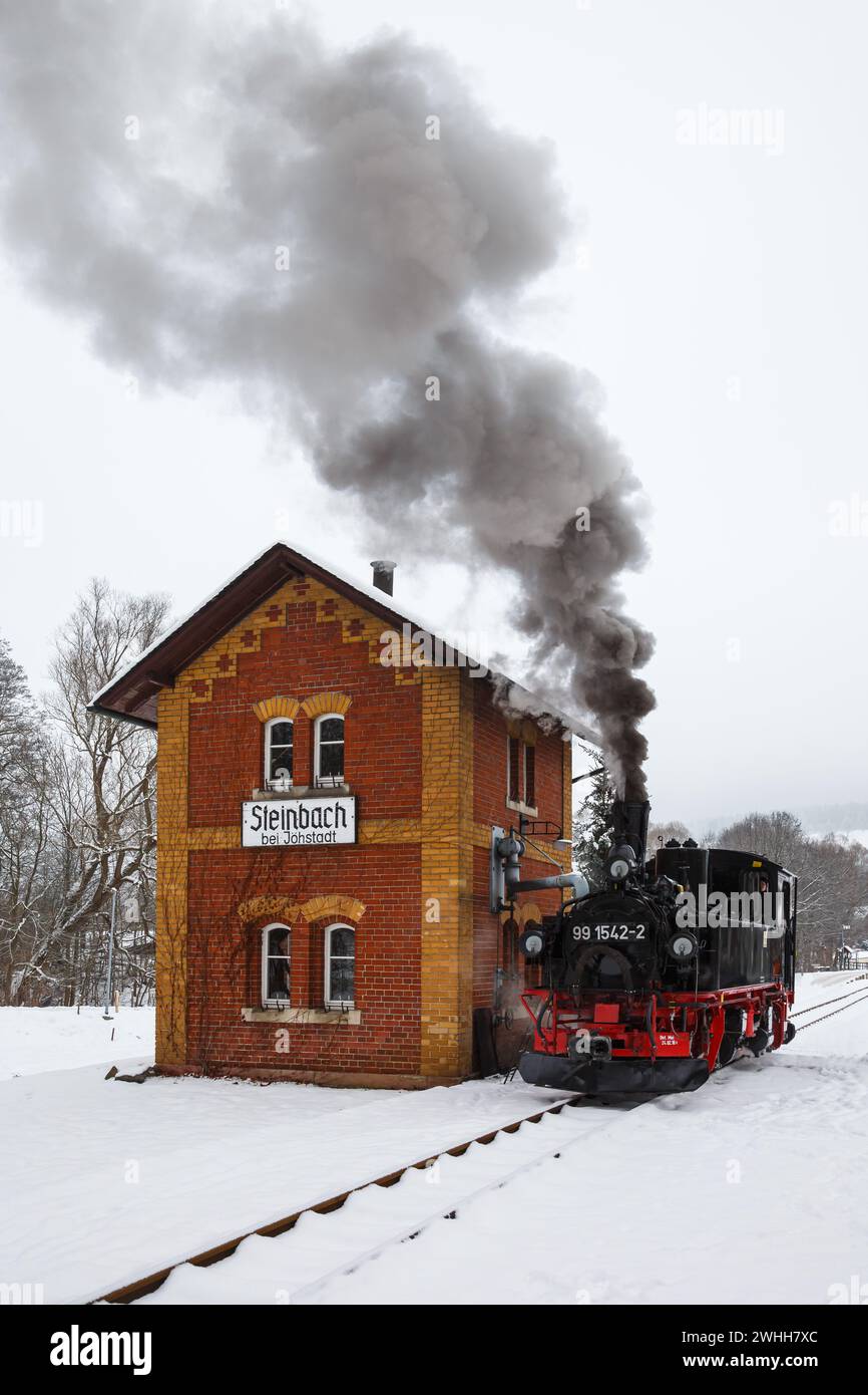 Steinbach, Germany - December 17, 2022: Steam Train Of The ...