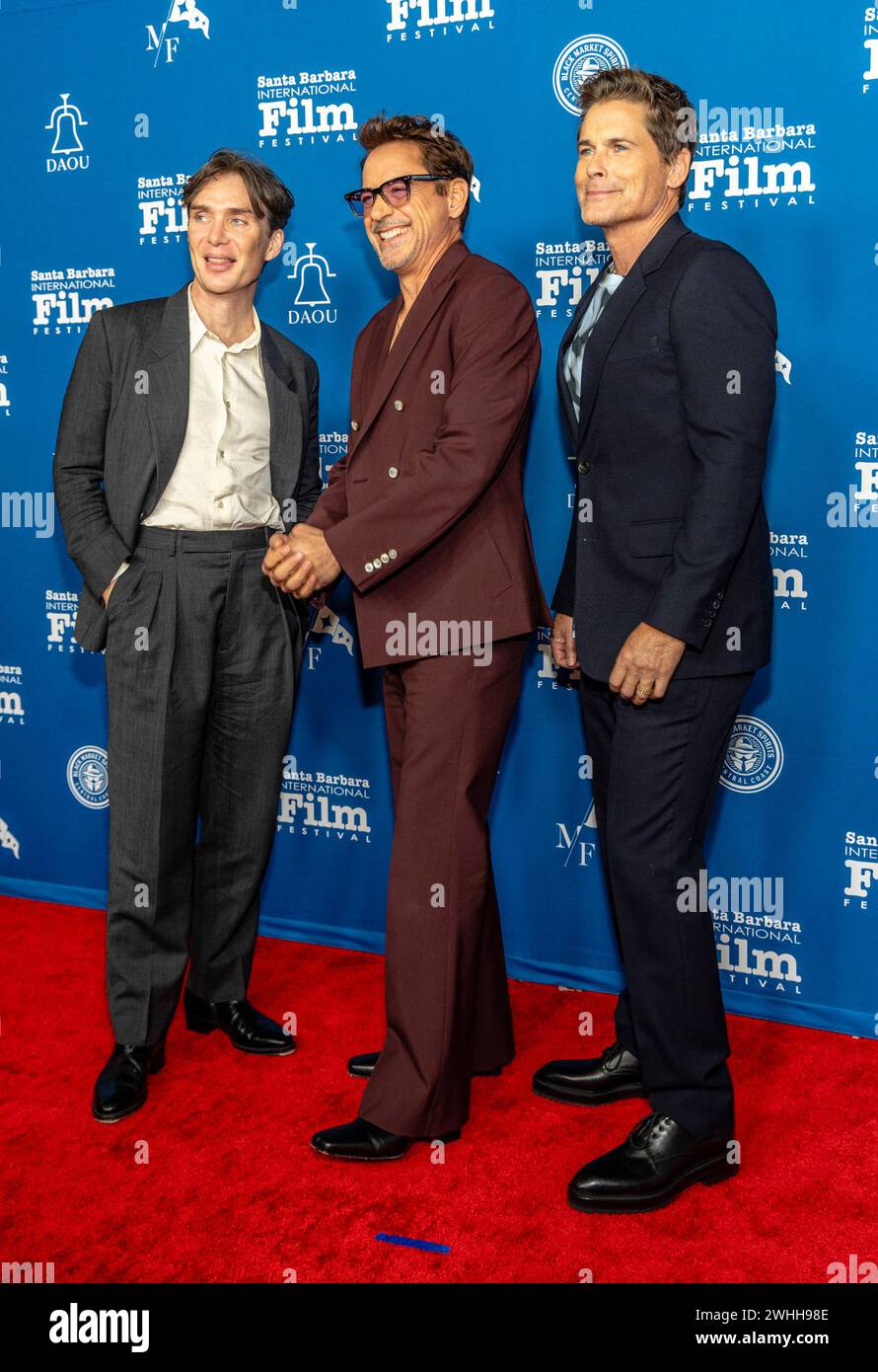 Santa Barbara, USA. 09th Feb, 2024. Red carpet arrivals: Cillian Murphy ...
