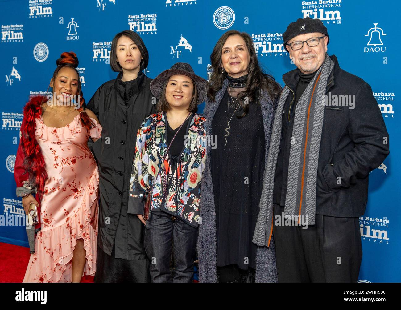 Santa Barbara, USA. 09th Feb, 2024. Red carpet arrivals: (l-r) Kati ...