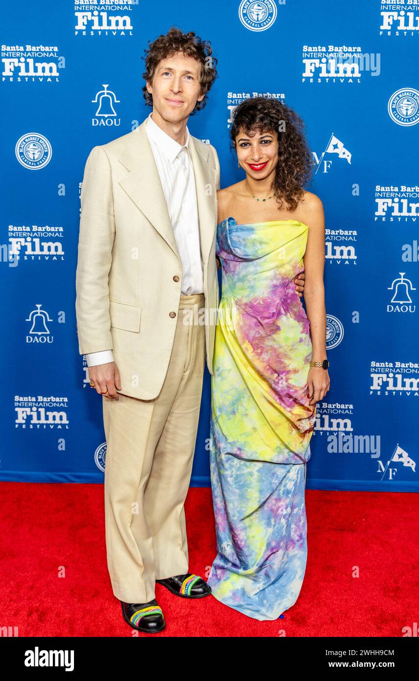 Santa Barbara, USA. 09th Feb, 2024. Red carpet arrivals: Daryl Wein and ...