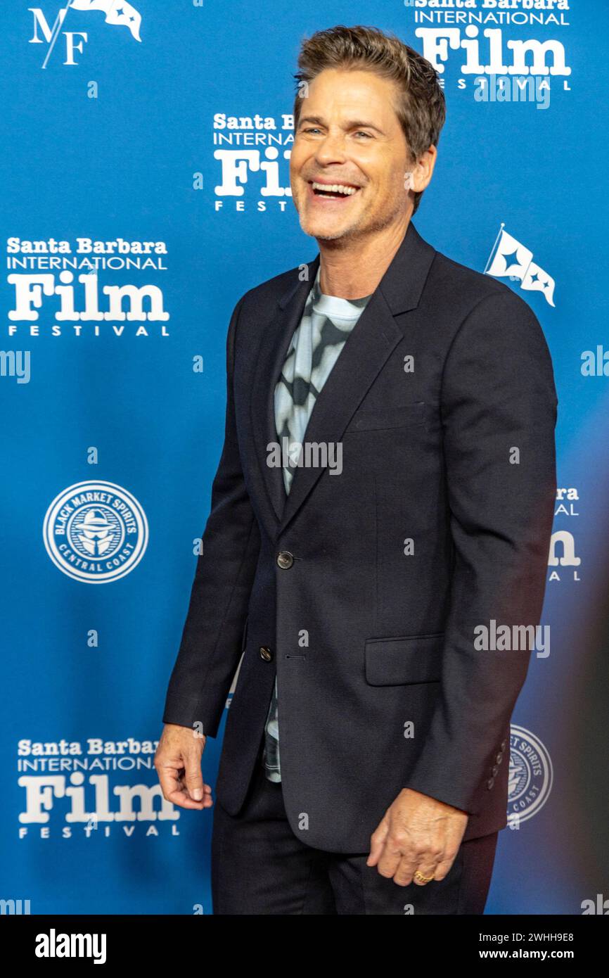 Santa Barbara, USA. 09th Feb, 2024. Red carpet arrivals:Rob Lowe. The ...