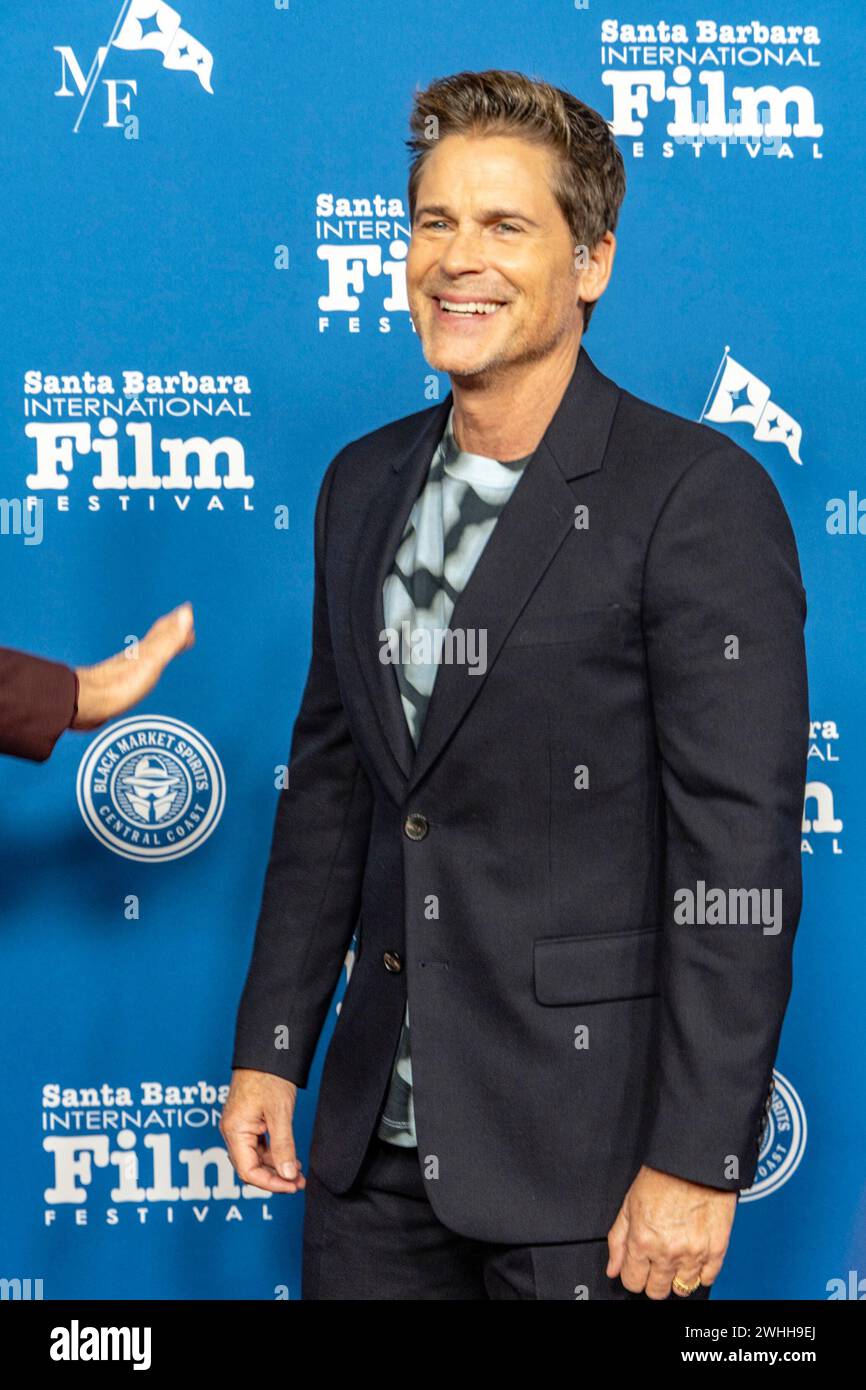 Santa Barbara, USA. 09th Feb, 2024. Red carpet arrivals:Rob Lowe. The ...