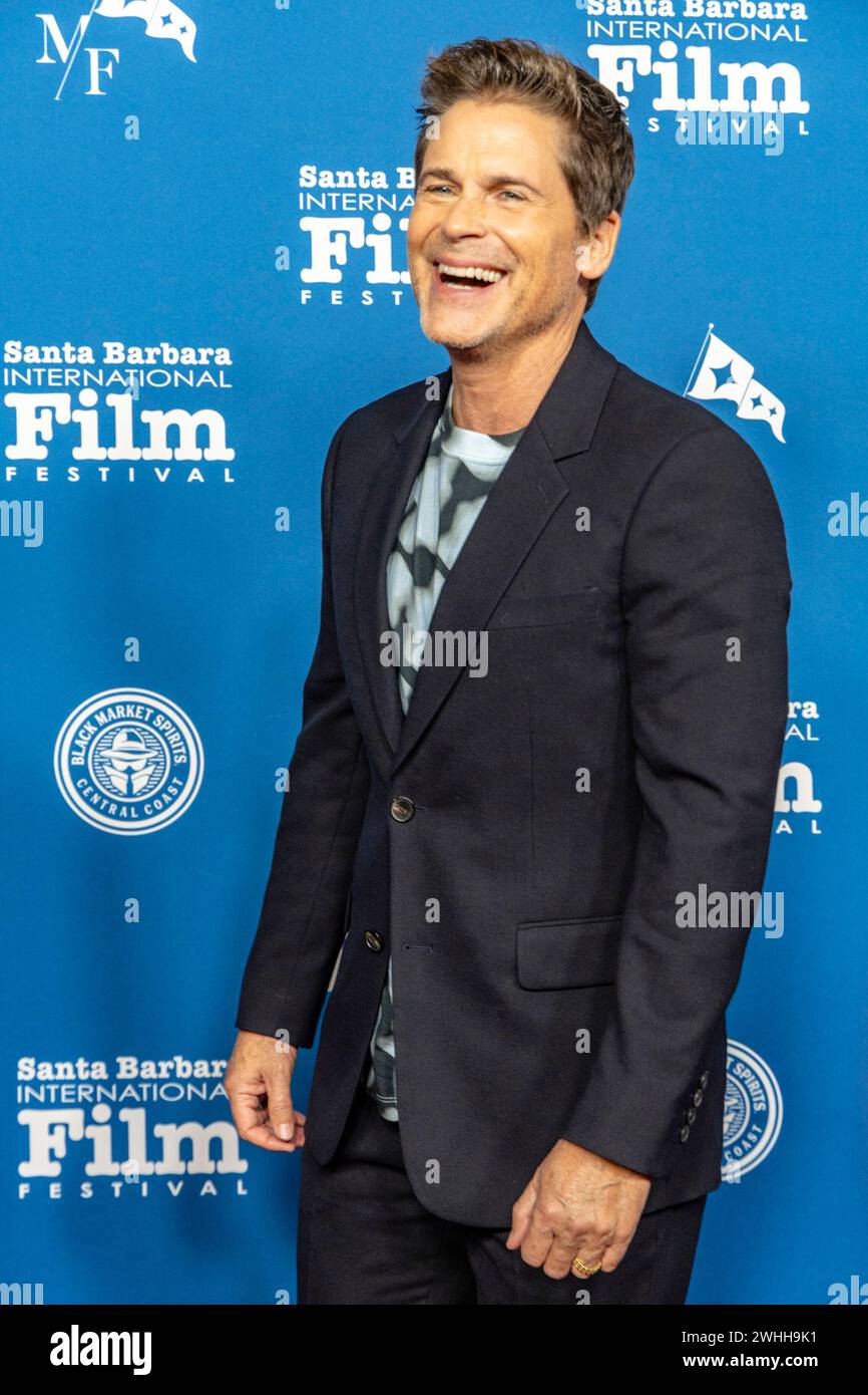 Santa Barbara, USA. 09th Feb, 2024. Red carpet arrivals:Rob Lowe. The ...