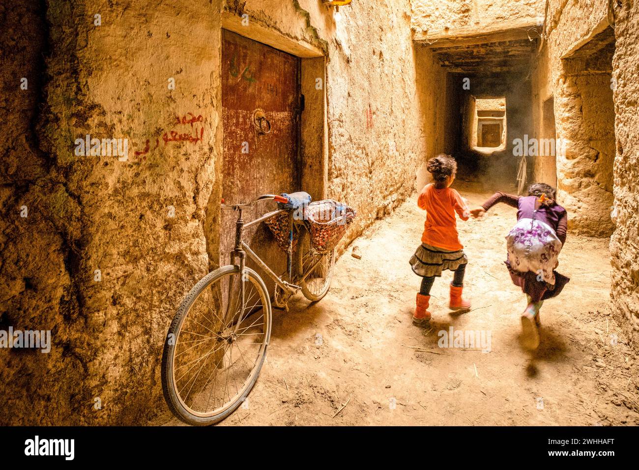 Girls playing in alleys Stock Photo - Alamy