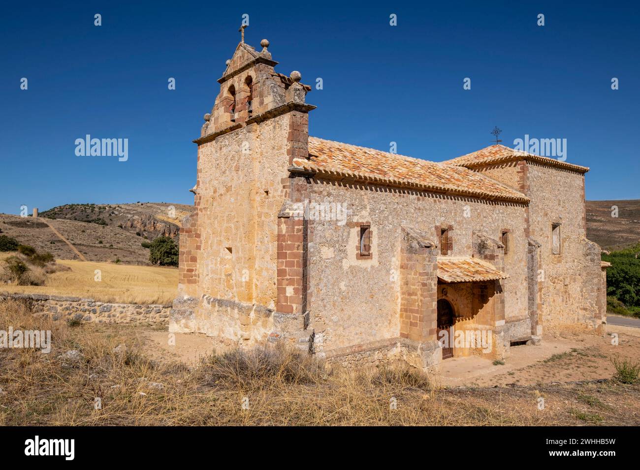 Ermita de la Virgen del Monte Stock Photo - Alamy
