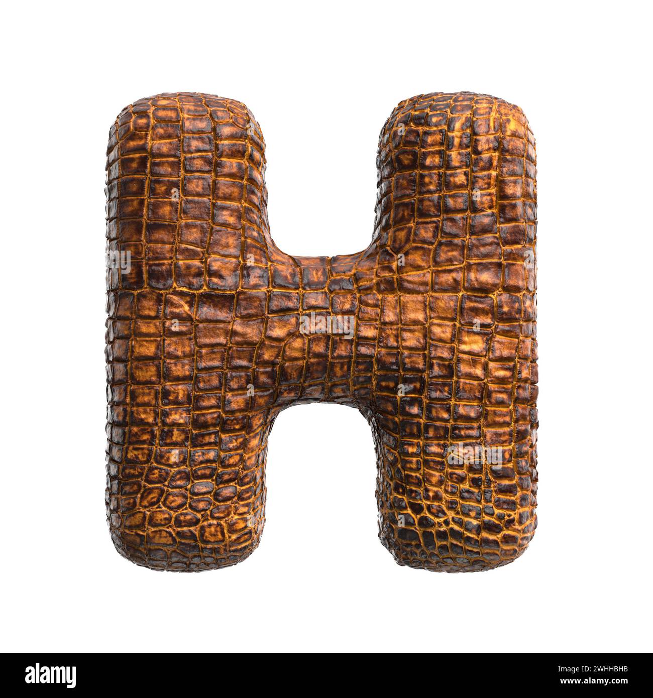 Crocodile letter H - Upper-case 3d reptile font - suitable for wildlife ... Crocodile letter H - Upper-case 3d reptile font - suitable for wildlife ...