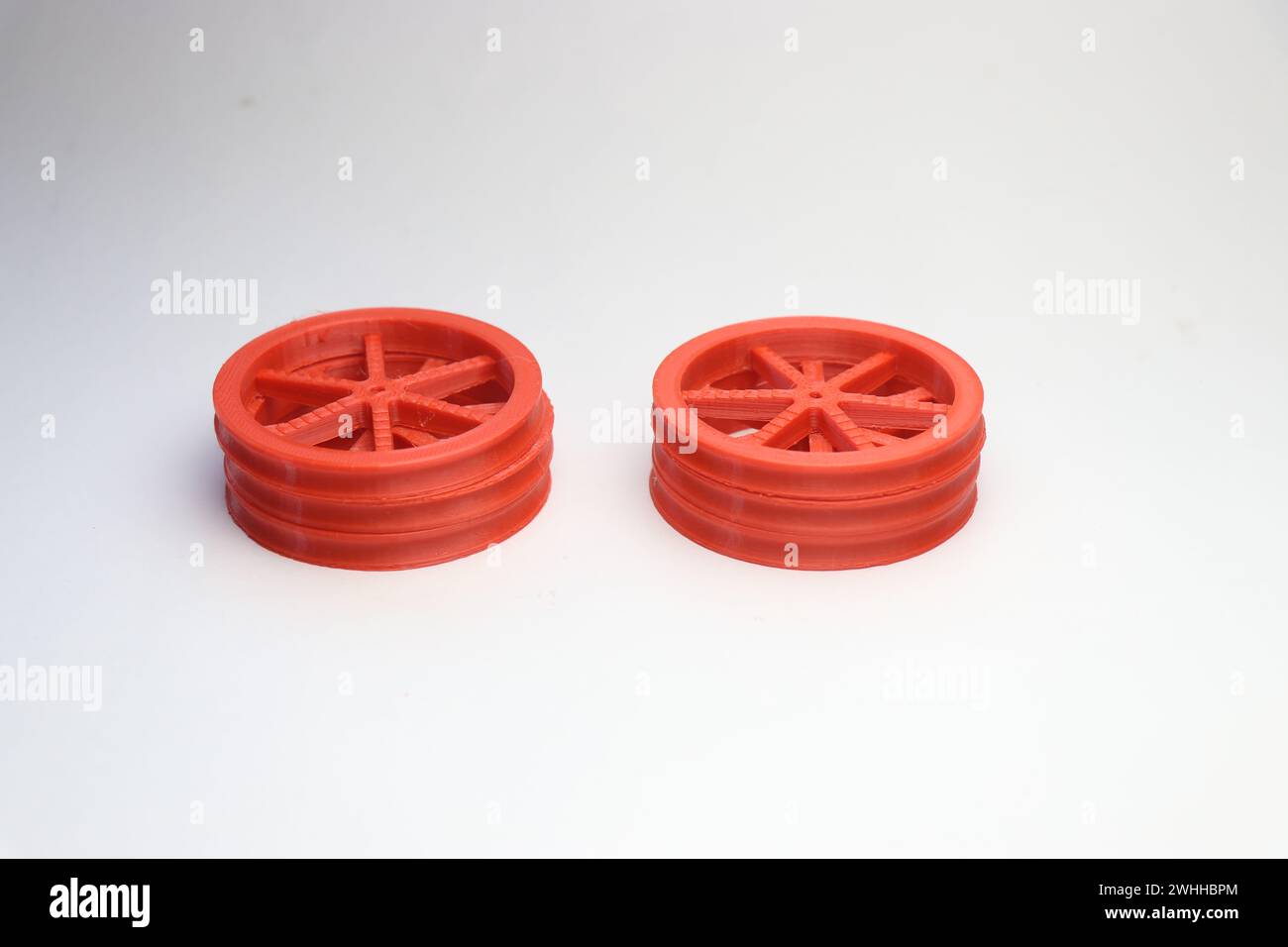 Set of wheels for hobby electronic projects printed with pla filament ...