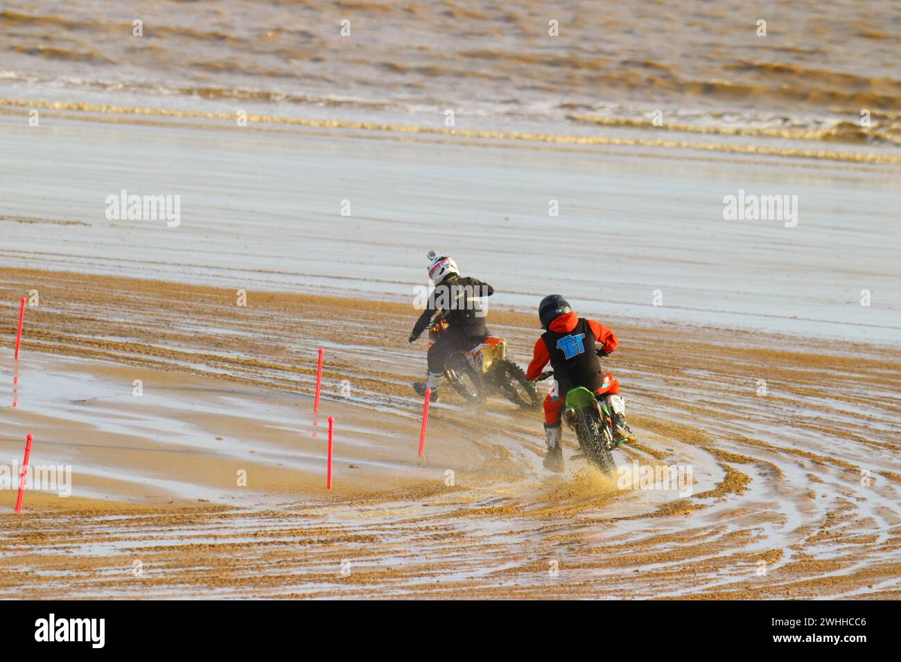 Mablethorpe Sand Racing Stock Photo - Alamy