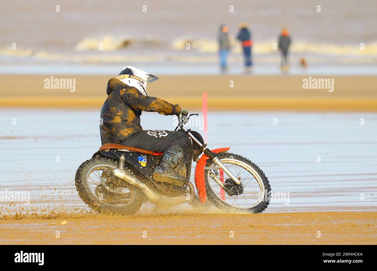 Mablethorpe Sand Racing Stock Photo - Alamy