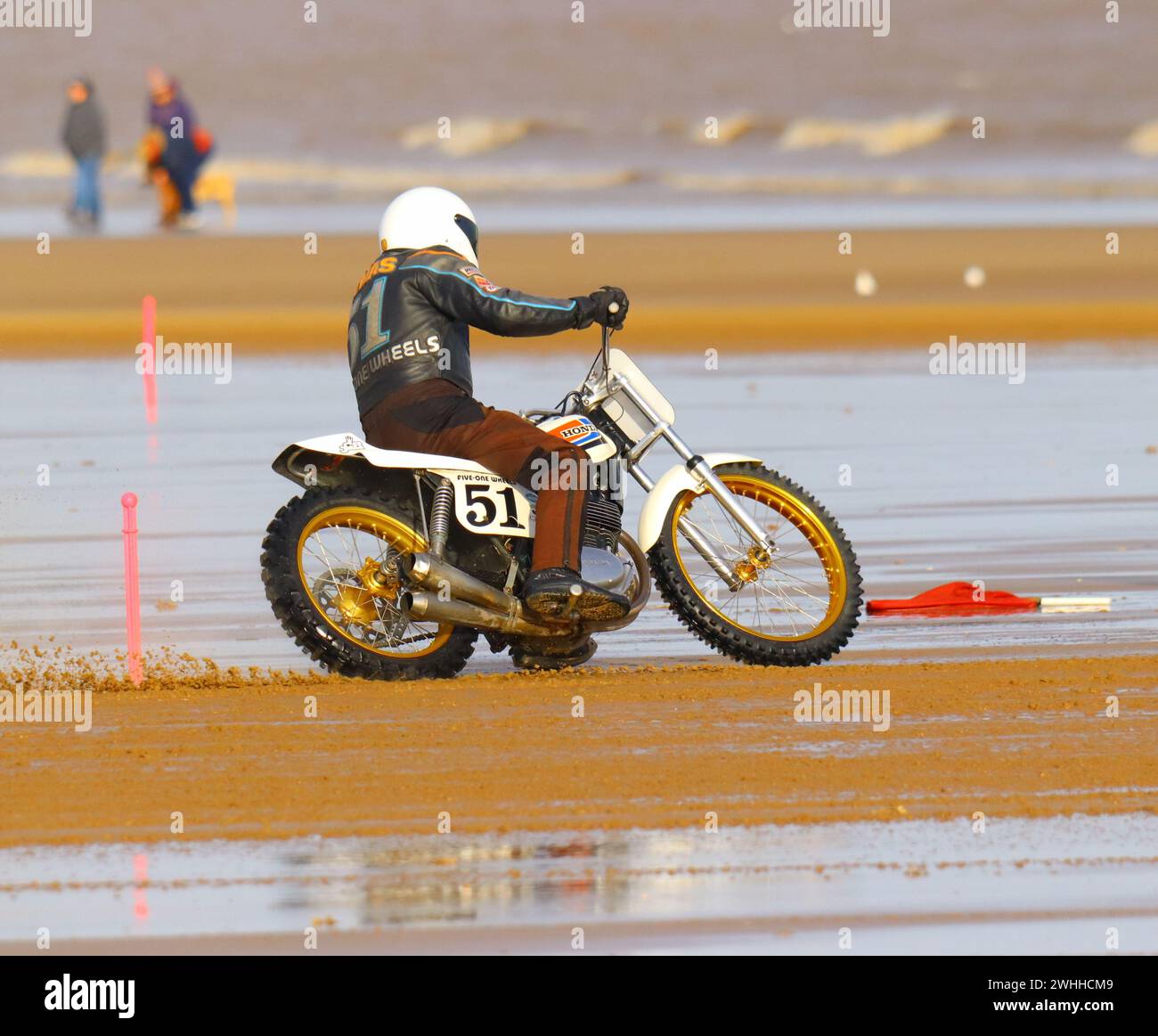 Mablethorpe Sand Racing Stock Photo - Alamy
