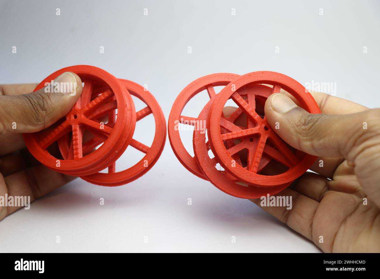 Wheels made using 3d printer and printed with PLA material for ...