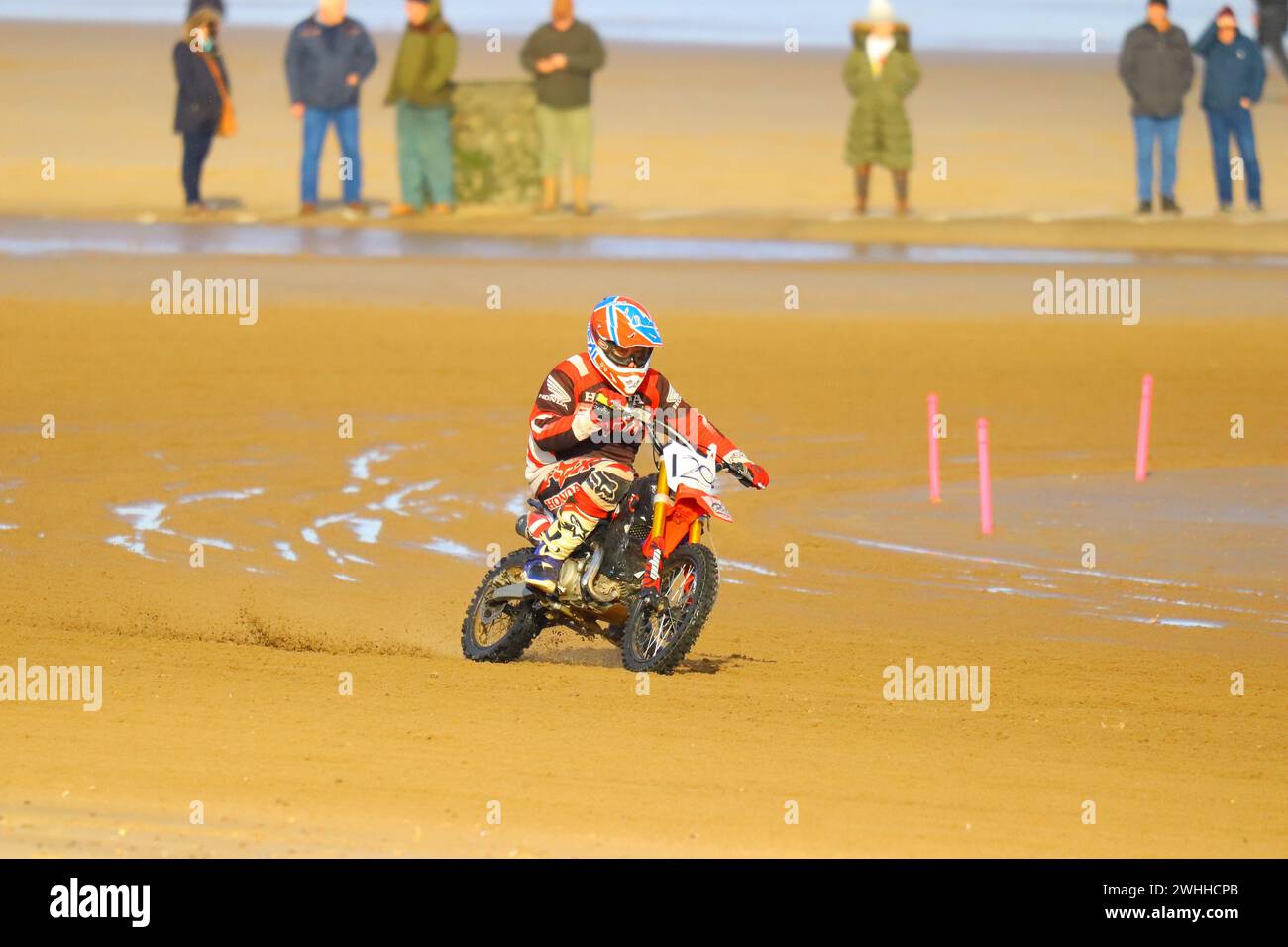 Mablethorpe Sand Racing Stock Photo - Alamy