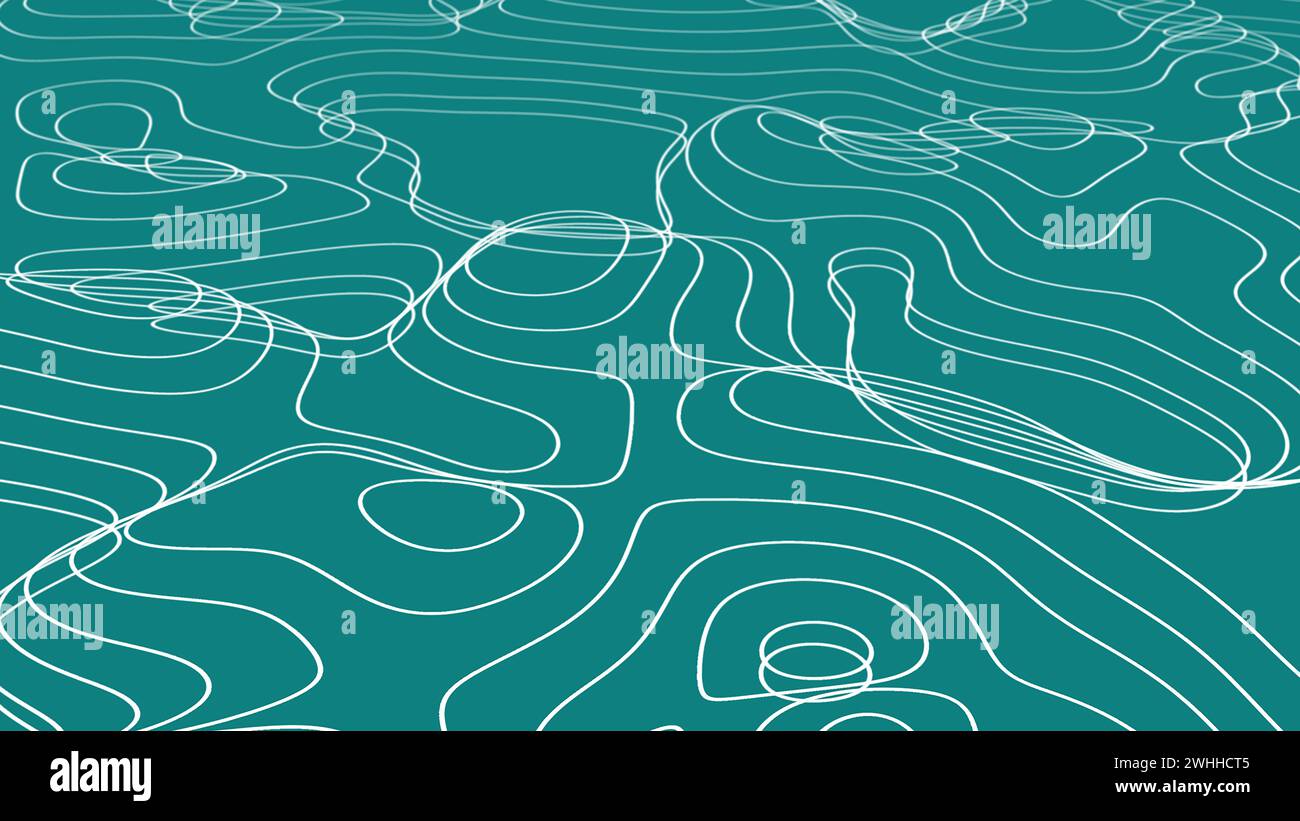 3D Topographic map background concept abstract background. Space ...