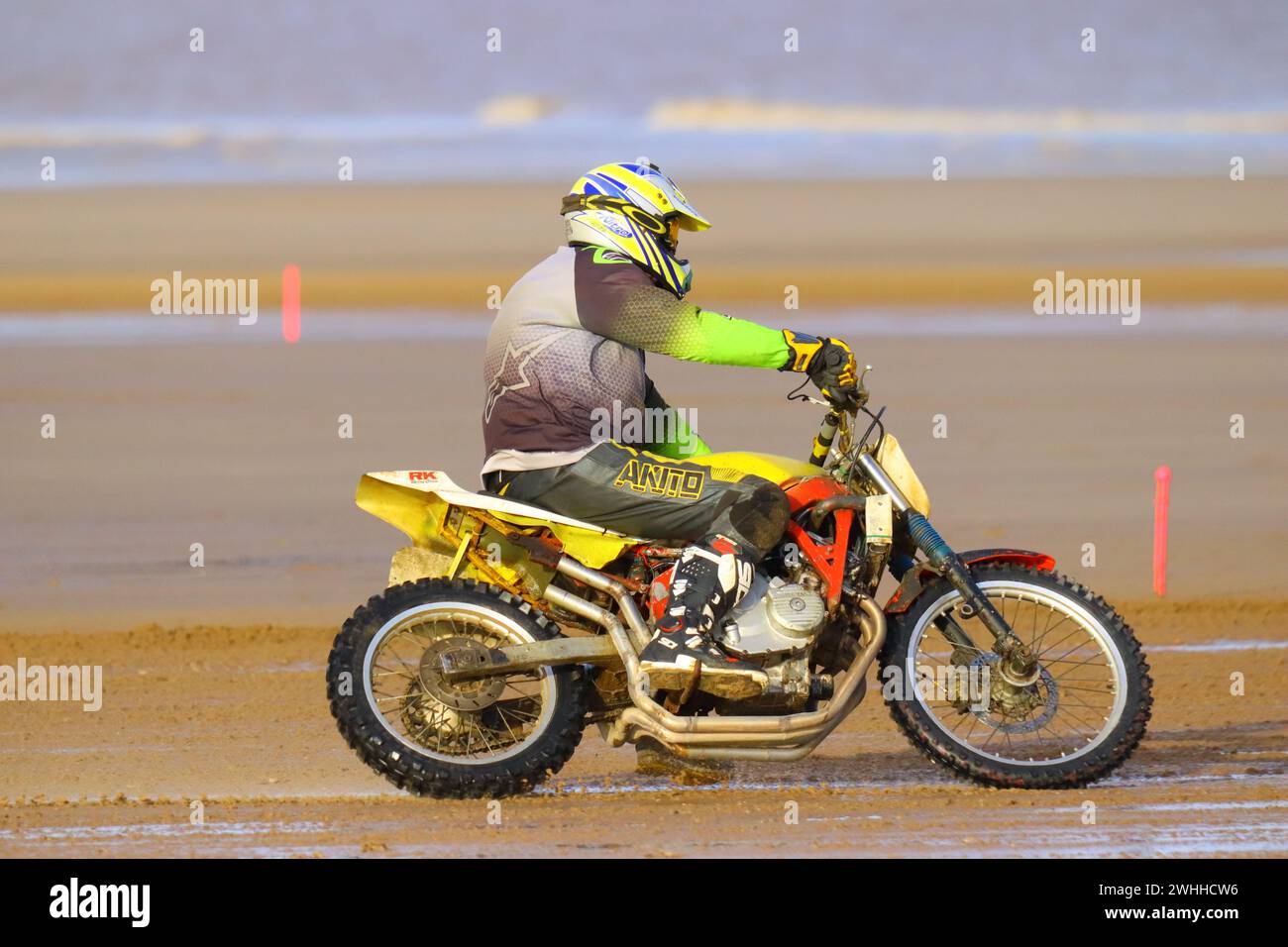 Mablethorpe Sand Racing Stock Photo - Alamy