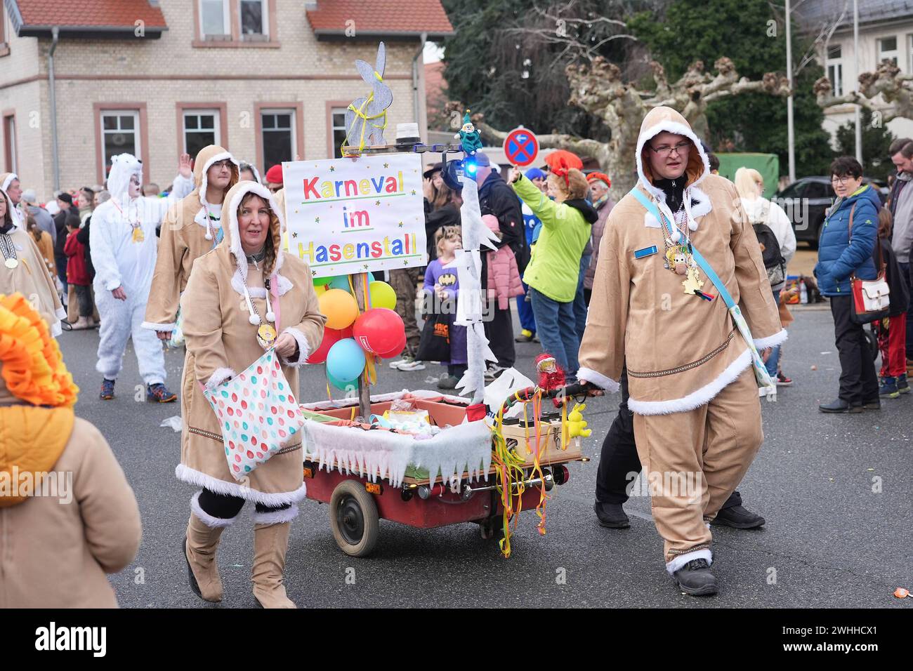 Gruppe Karneval im Hasenstall - Gernsheim 10.02.2024: Straßenfastnacht ...