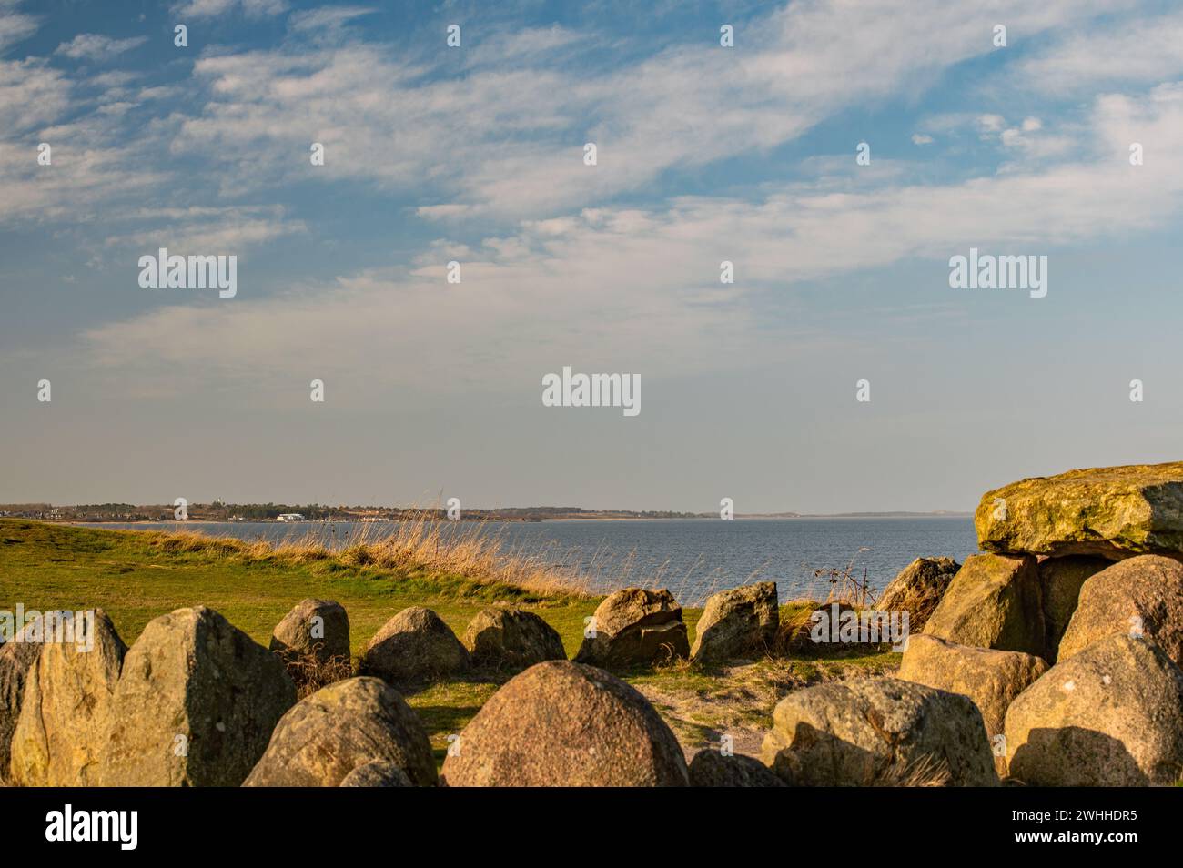 Megalithic complex Harhoog Stock Photo - Alamy
