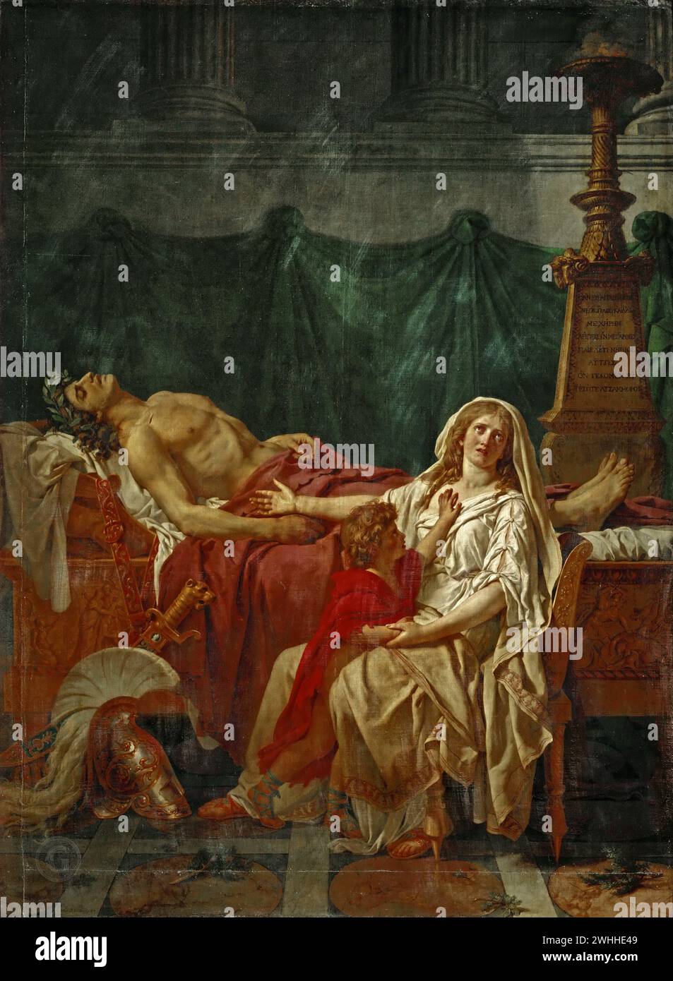 David, Jacques Louis -- La douleur d’Andromache-The sorrow of ...