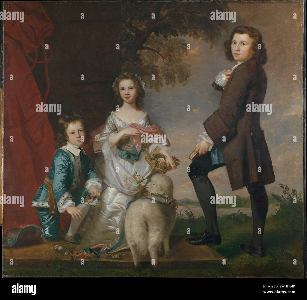 Thomas (1740–1825) and Martha Neate (1741–after 1795) with His Tutor ...
