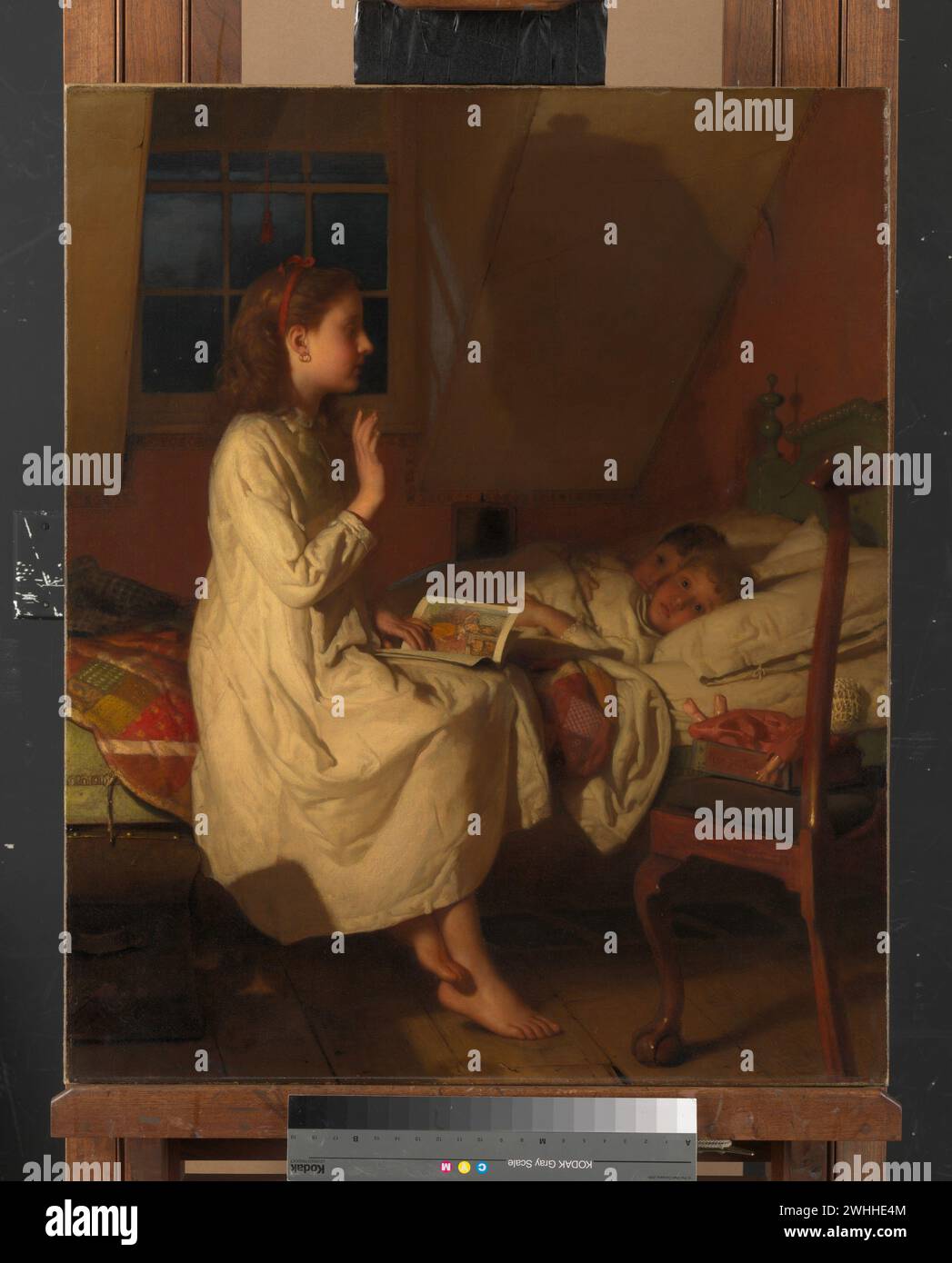 Story of Golden Locks Seymour Joseph Guy ca. 1870 Stock Photo - Alamy