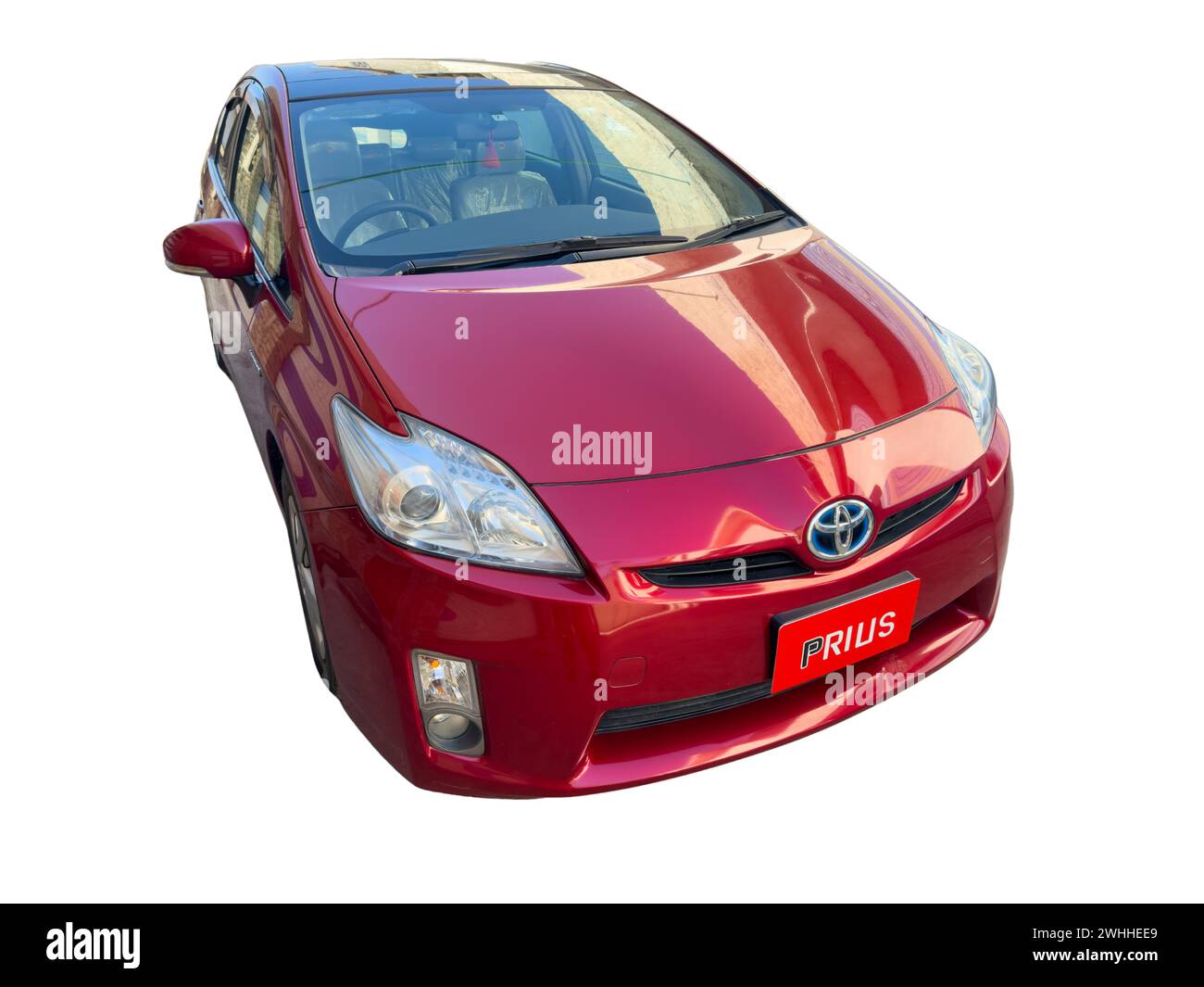 Toyota Prius automobile. Green Technology concept: Swat, Pakistan - 08 ...