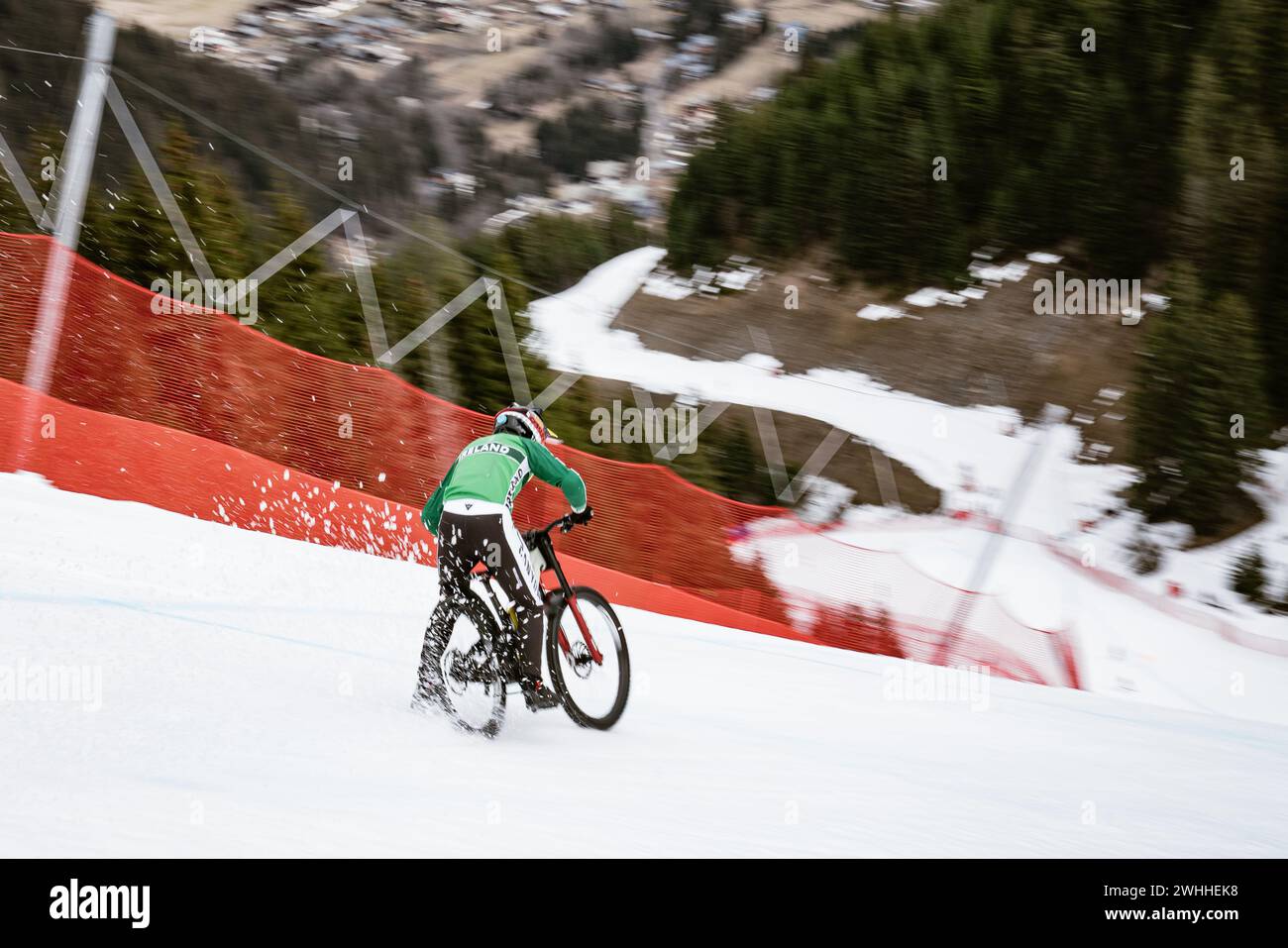 Henry KERR of, Ireland. , . UCI Snow Bike World Championships on ...