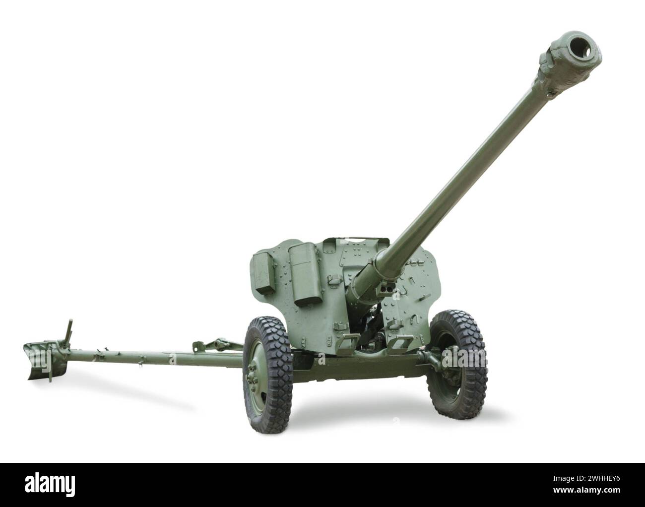 Soviet gun D 44, caliber 85mm. Adopted in 1946 Stock Photo - Alamy