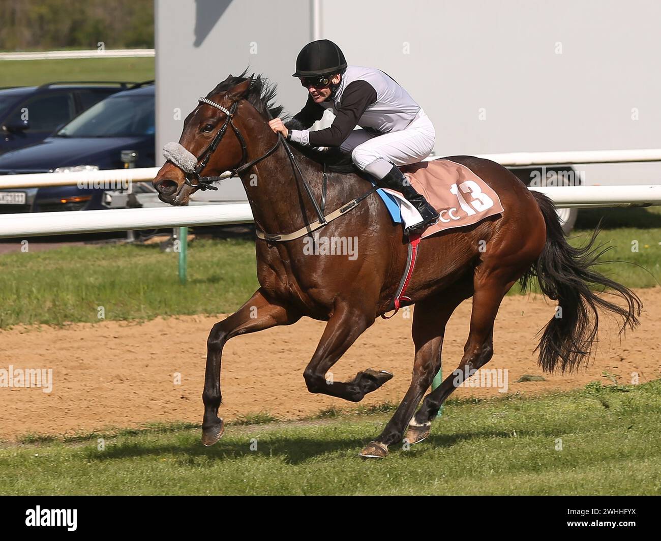 Jozef Bojko wins the 3rd race on 04/22/2023 in the Magdeburg Herrenkrug ...
