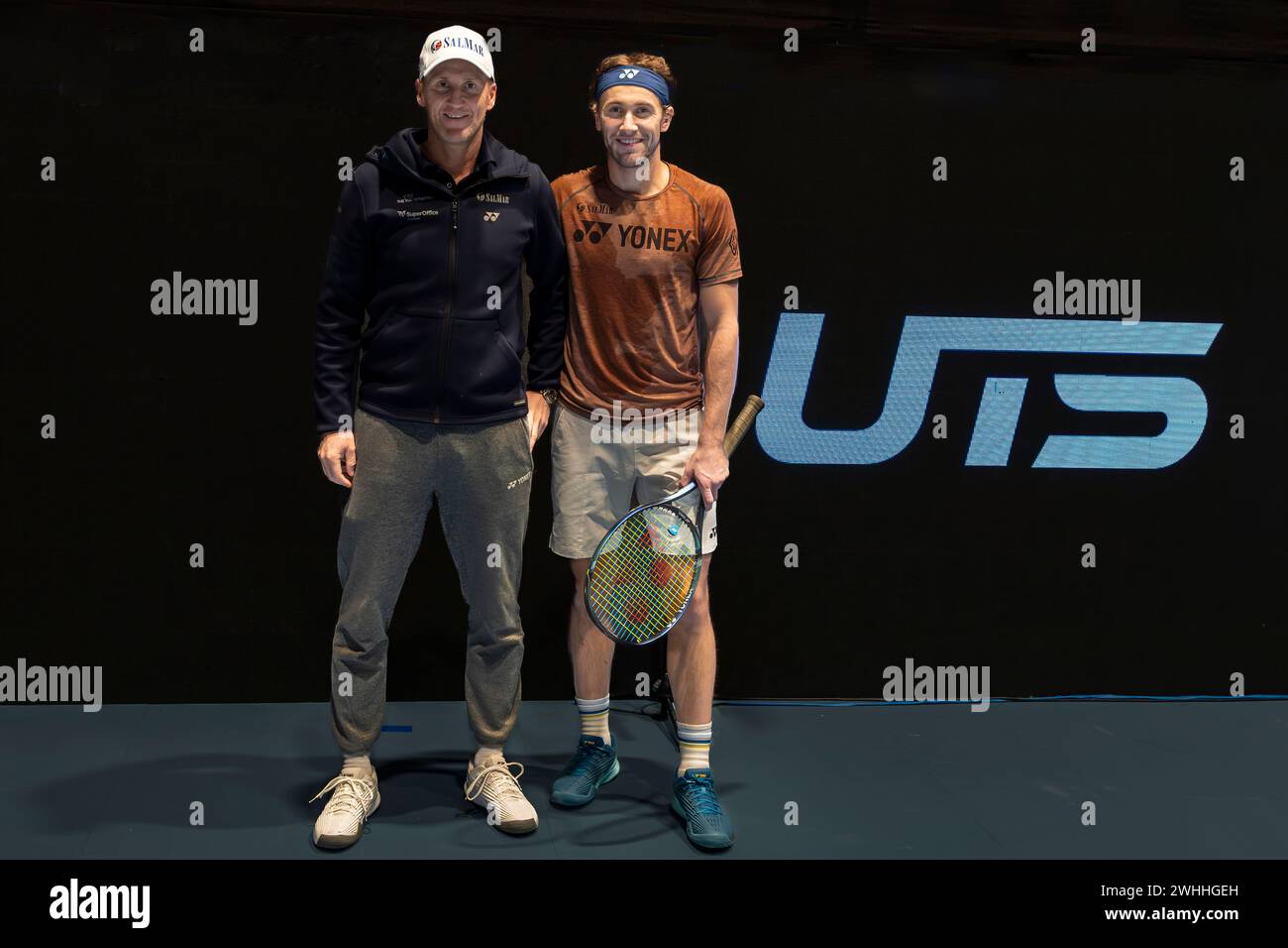 Oslo, Norway 10 February 2024 Christian Ruud, Casper Ruud of Norway at ...