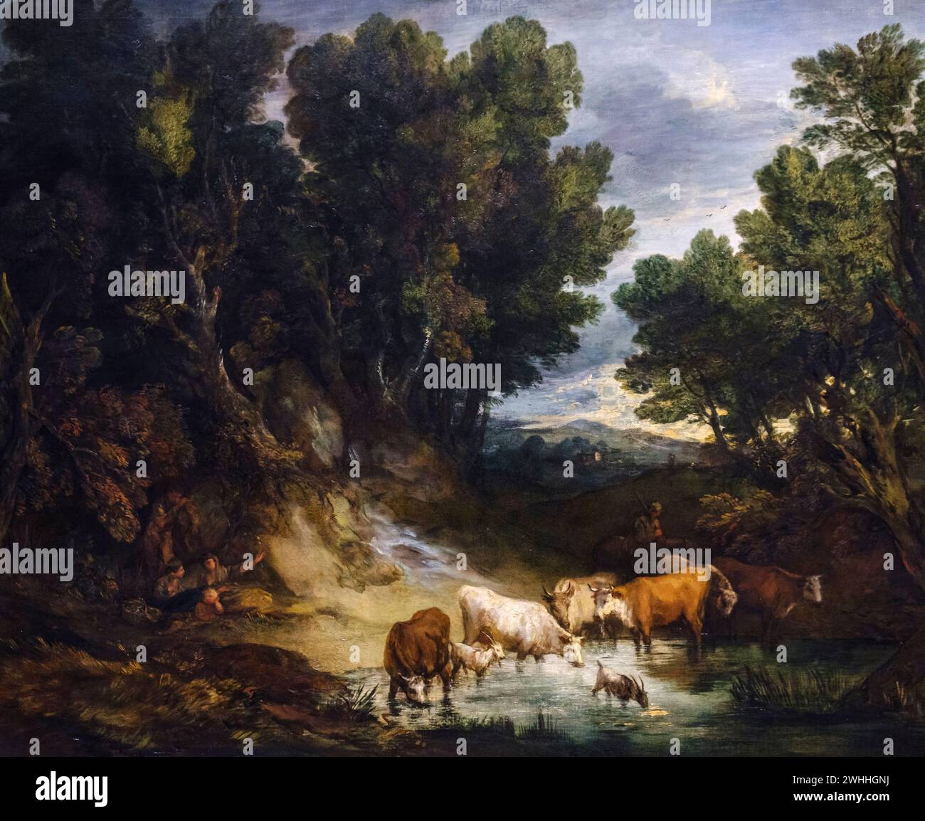 The watering place Stock Photo - Alamy