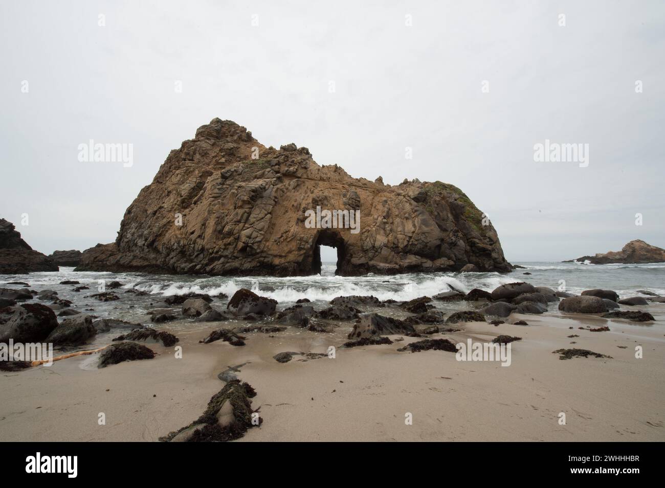 Pfeiffer Beach - Rock Stock Photo - Alamy