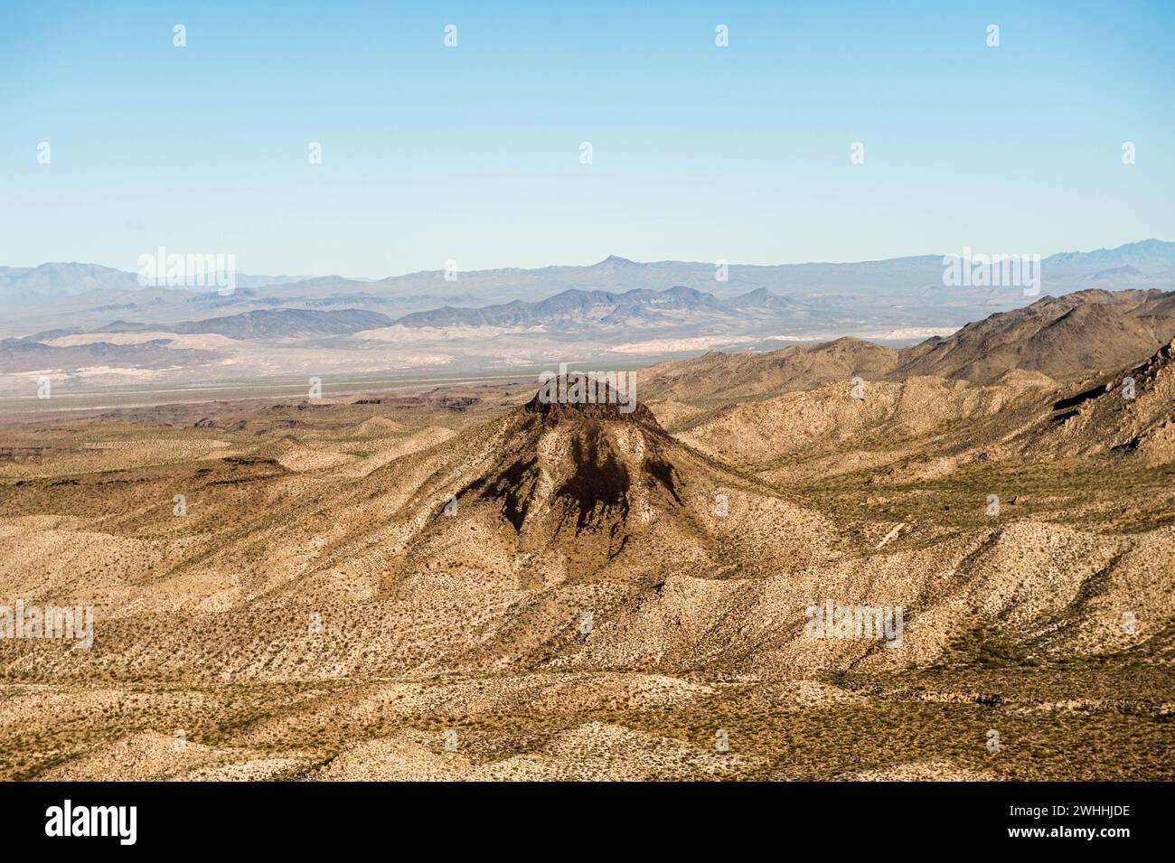 Aerial Photography - Mojave Desert Stock Photo - Alamy