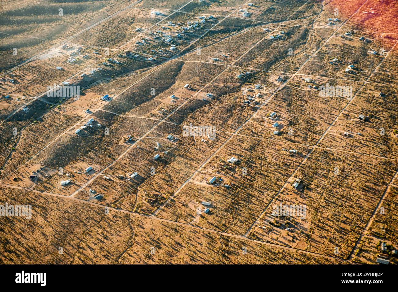 Aerial Photography - Mojave Desert Stock Photo - Alamy