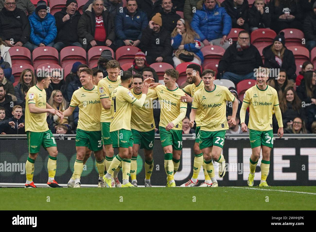 Bristol City's Matty James celebrates scoring during the Sky Bet ...