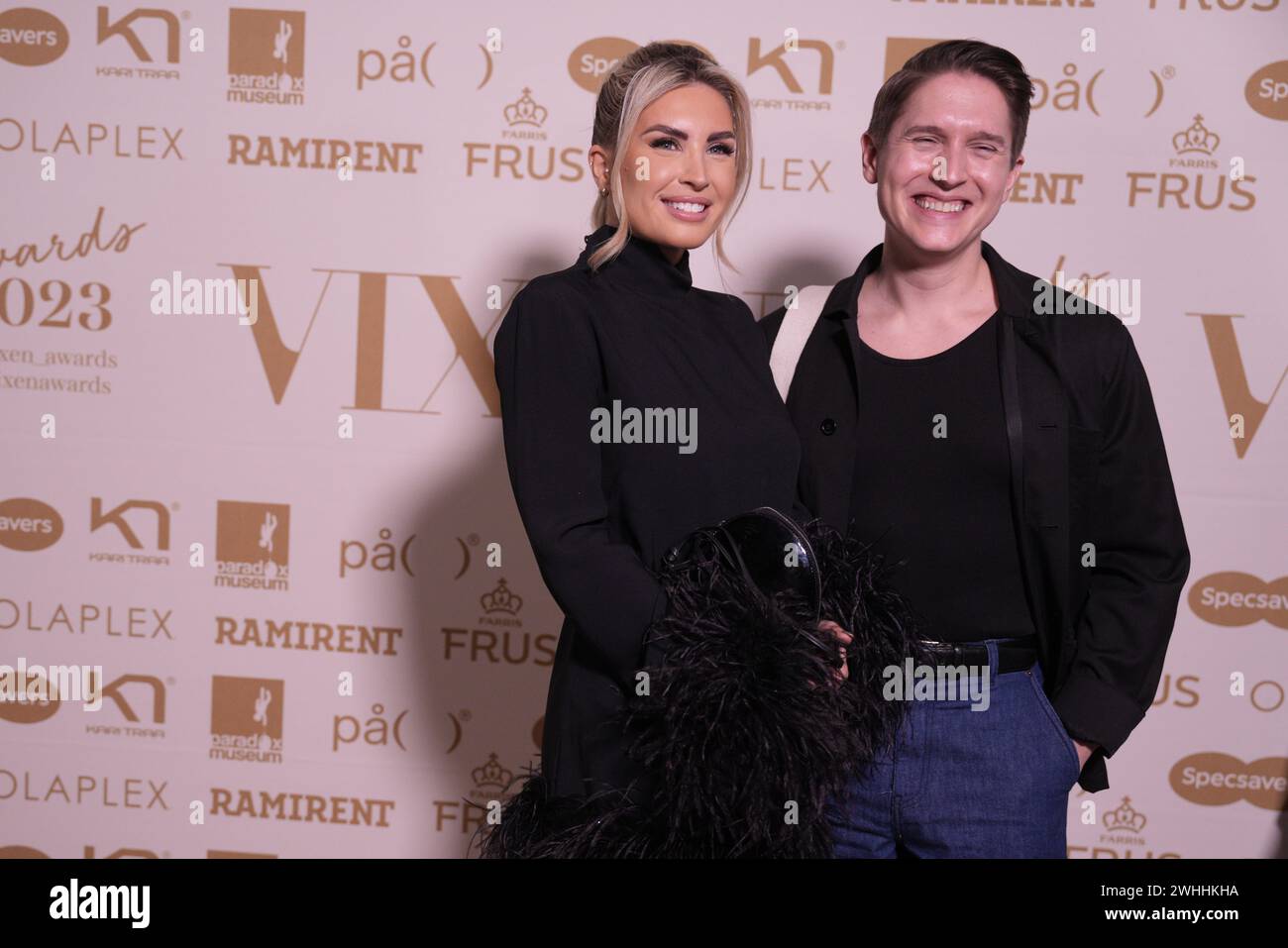 Oslo 20240209.Louise Angelica Riise and Benjamin Baarli Silseth on the ...