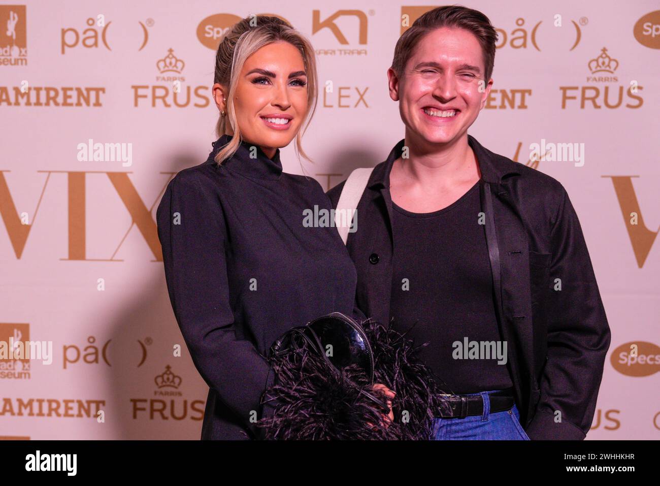 Oslo 20240209.Louise Angelica Riise and Benjamin Baarli Silseth on the ...