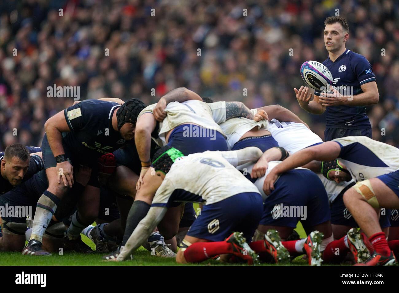 Scotland's Ben White during the Guinness Six Nations match at the ...