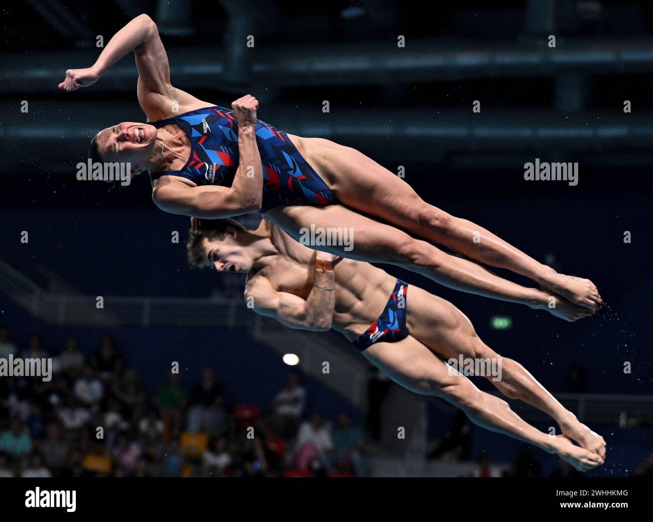 Doha, Qatar. 10th Feb, 2024. Ross Haslam/Grace Reid(top) of Britain ...