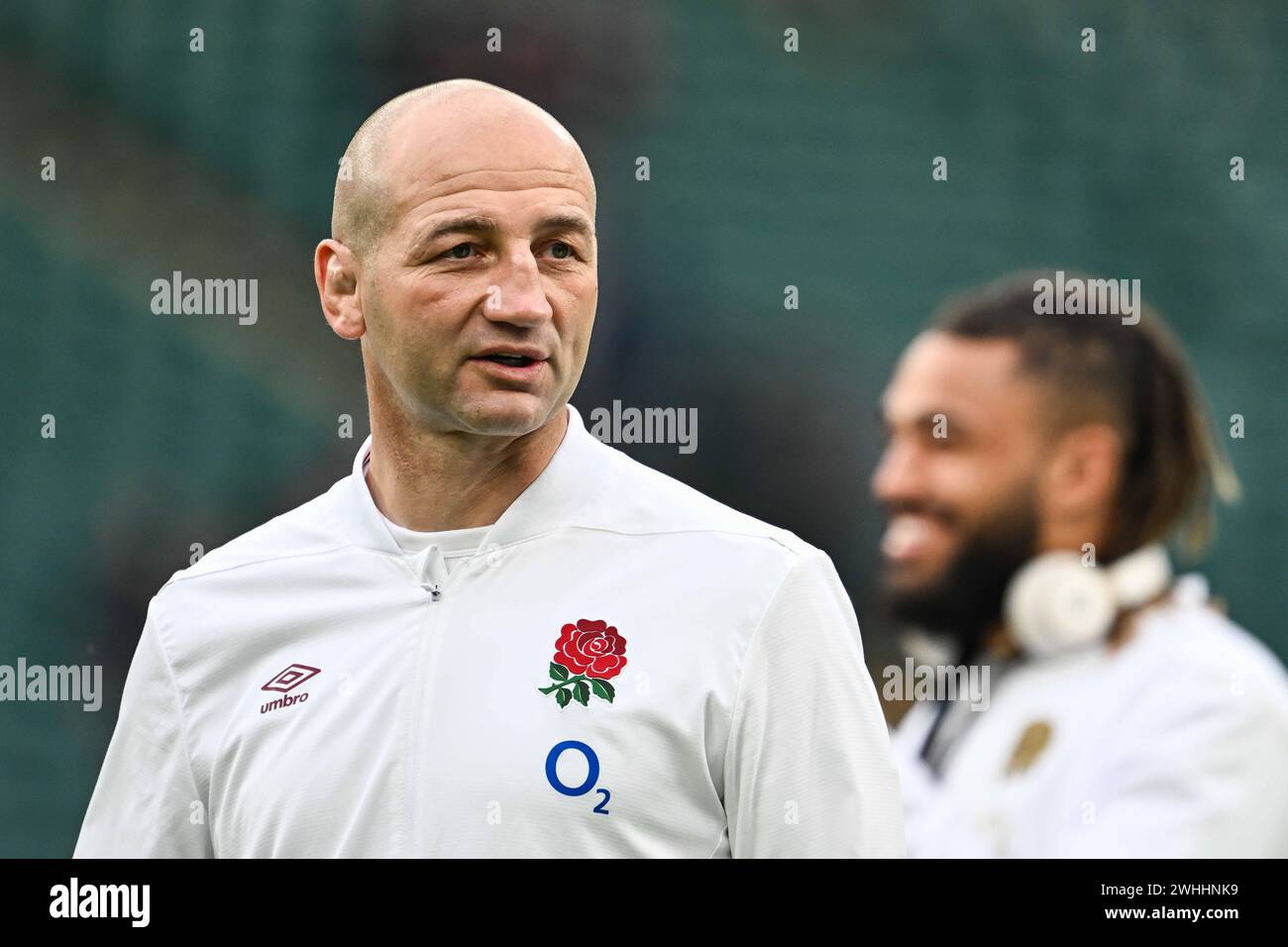 Steve Borthwick Head Coach of England arrives ahead of the 2024 Guinness 6 Nations match England ...