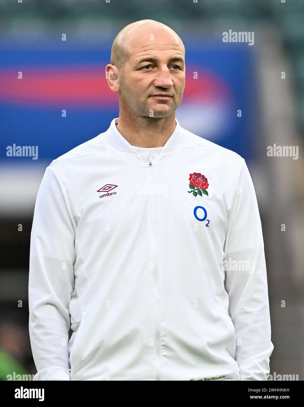 Steve Borthwick Head Coach of England arrives ahead of the 2024 Guinness 6 Nations match England ...