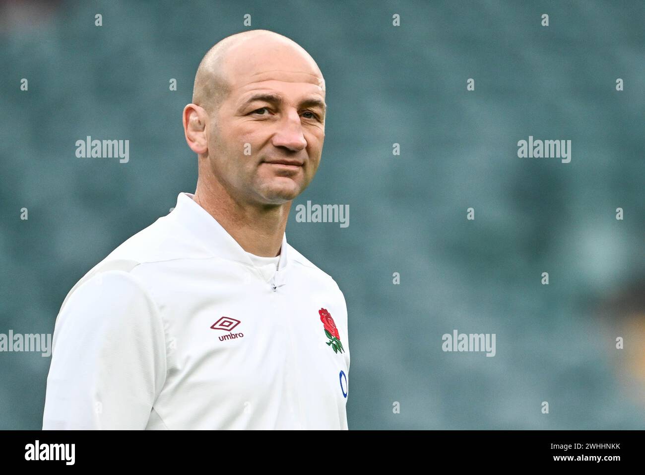 Steve Borthwick Head Coach of England arrives ahead of the 2024 ...