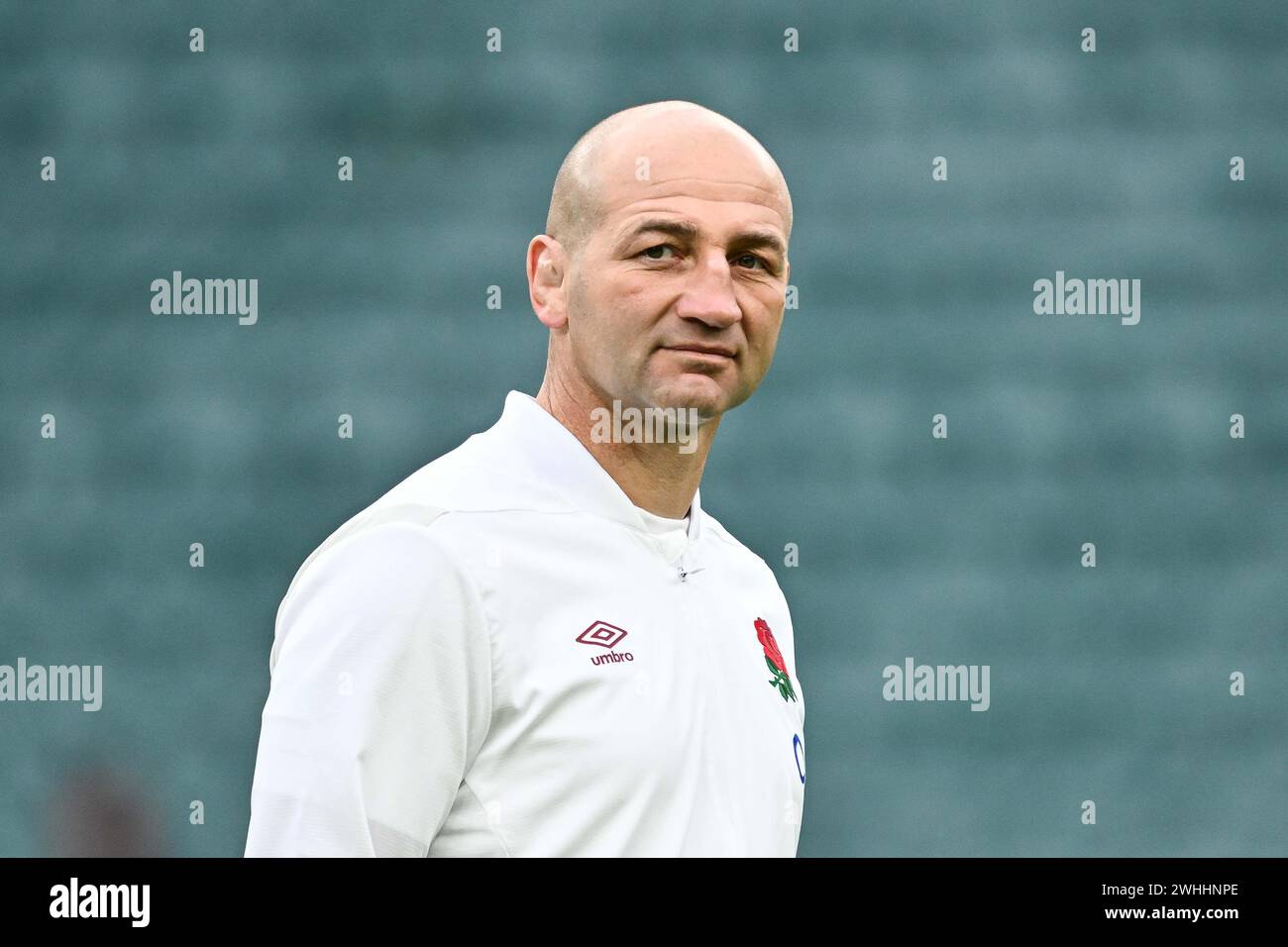 Steve Borthwick Head Coach of England arrives ahead of the 2024 Guinness 6 Nations match England ...
