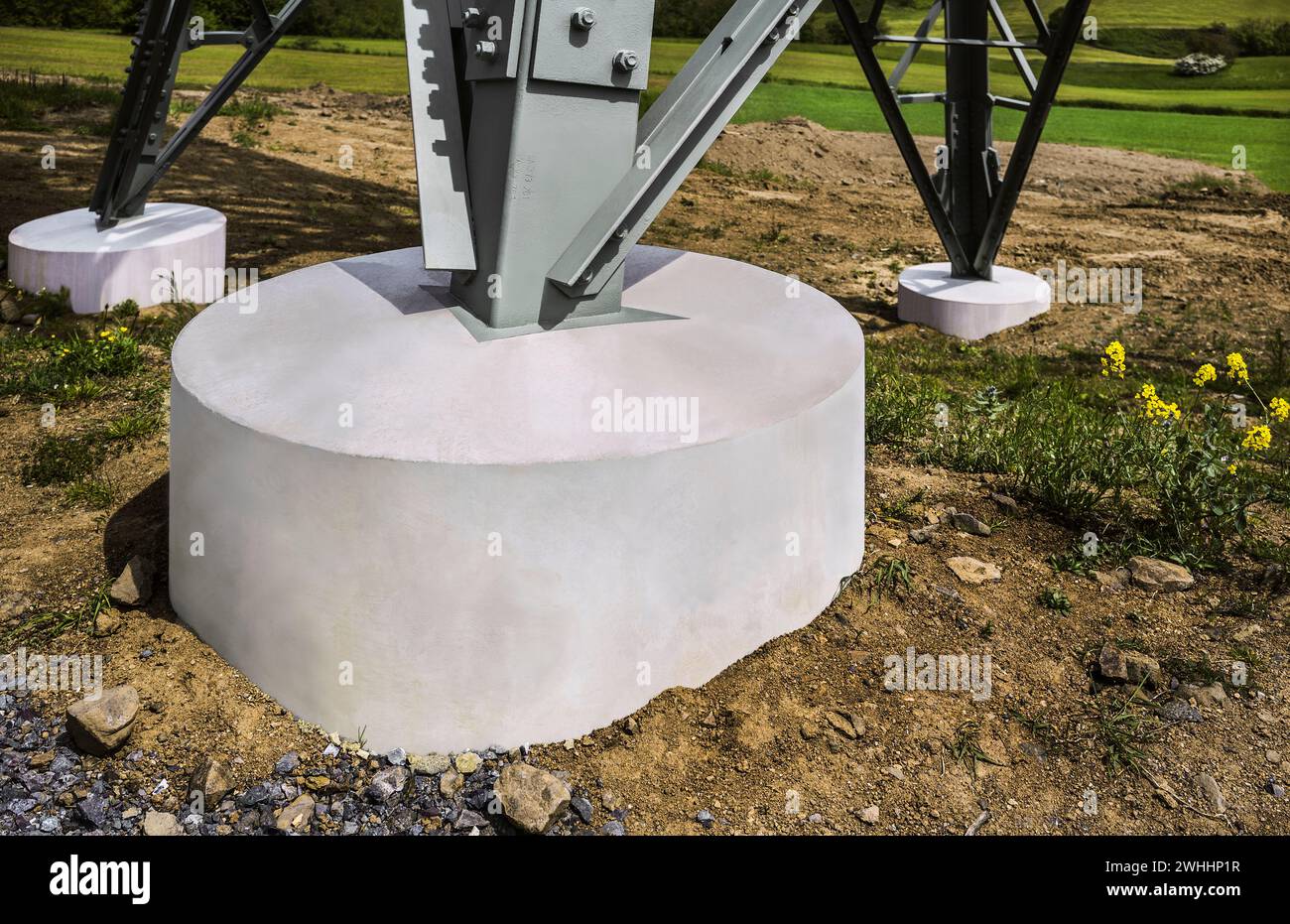 Pylon foundations hi-res stock photography and images - Alamy