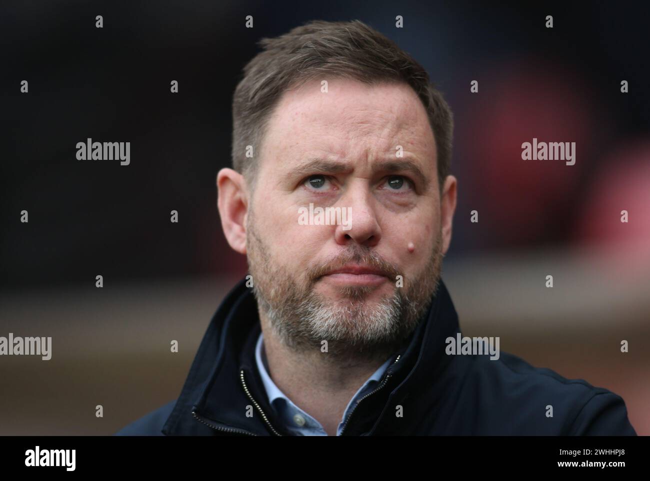 Sunderland Head Coach Michael Beale during the Sky Bet Championship match between Sunderland and ...