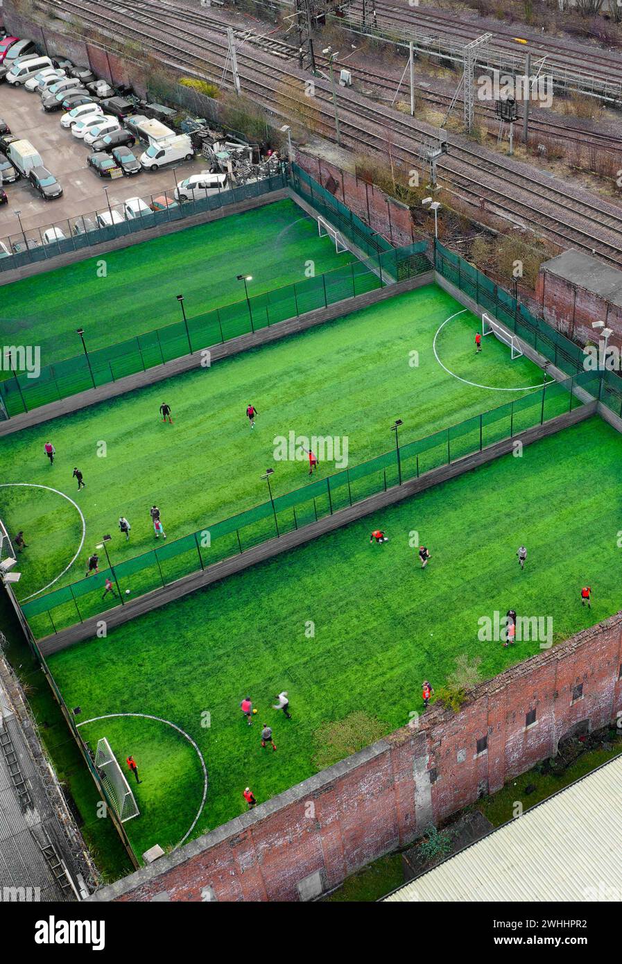 Children school playground uk aerial hi-res stock photography and ...