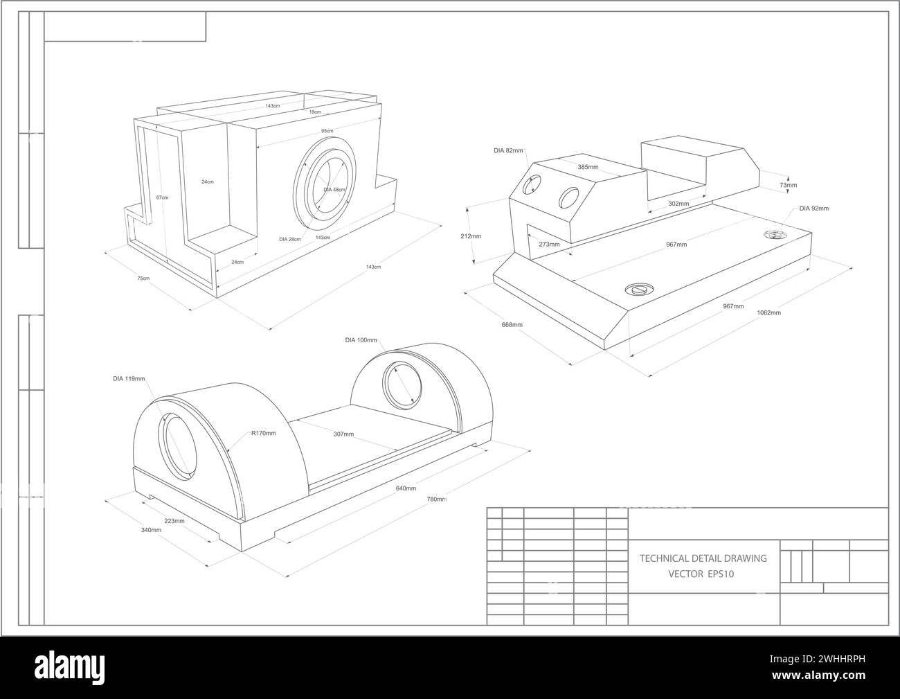 Mechanical Engineering drawing .Technical drawing .Vector engineering ... Mechanical Engineering drawing .Technical drawing .Vector engineering ...