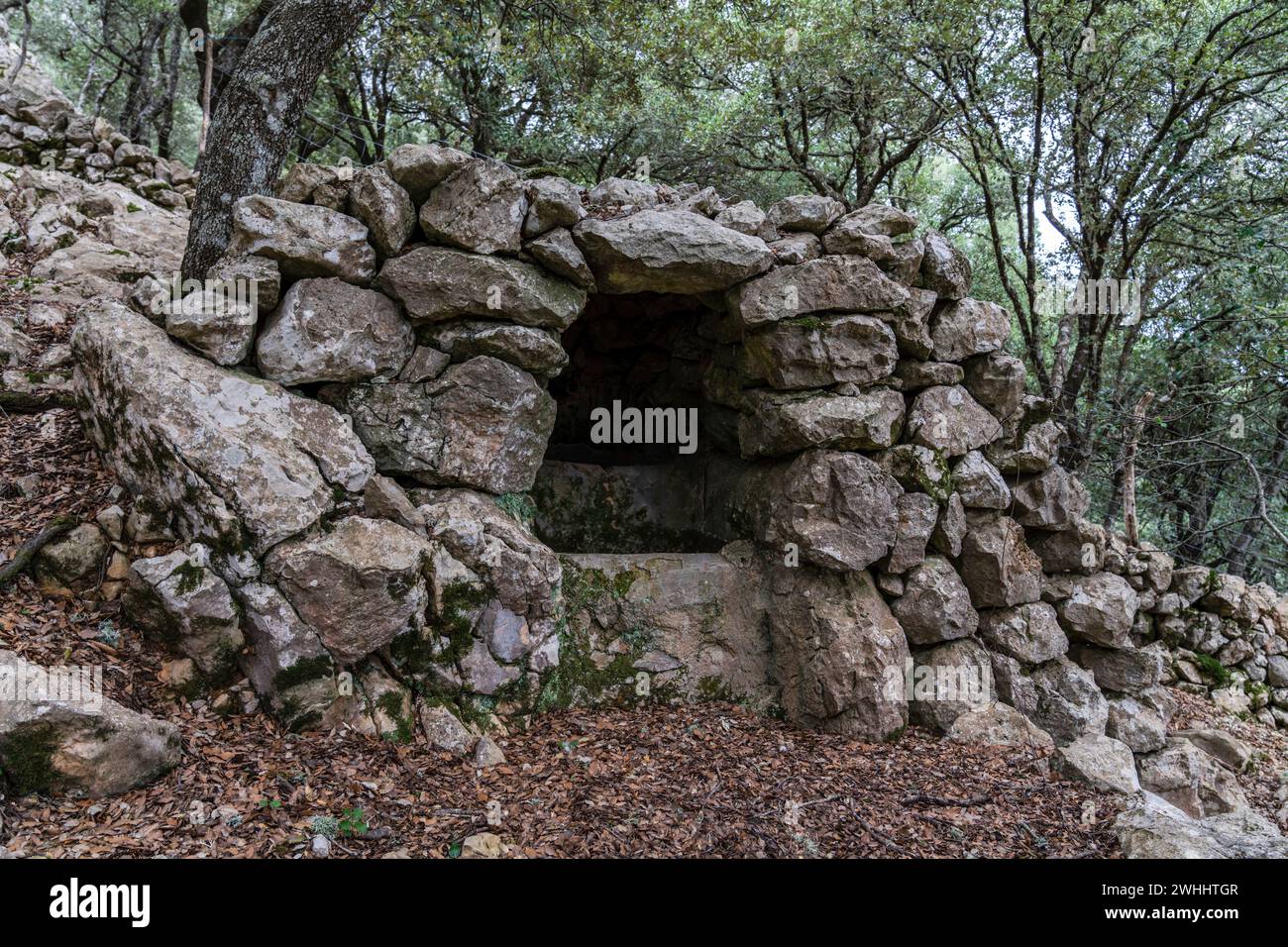 Son Macip fountain Stock Photo - Alamy